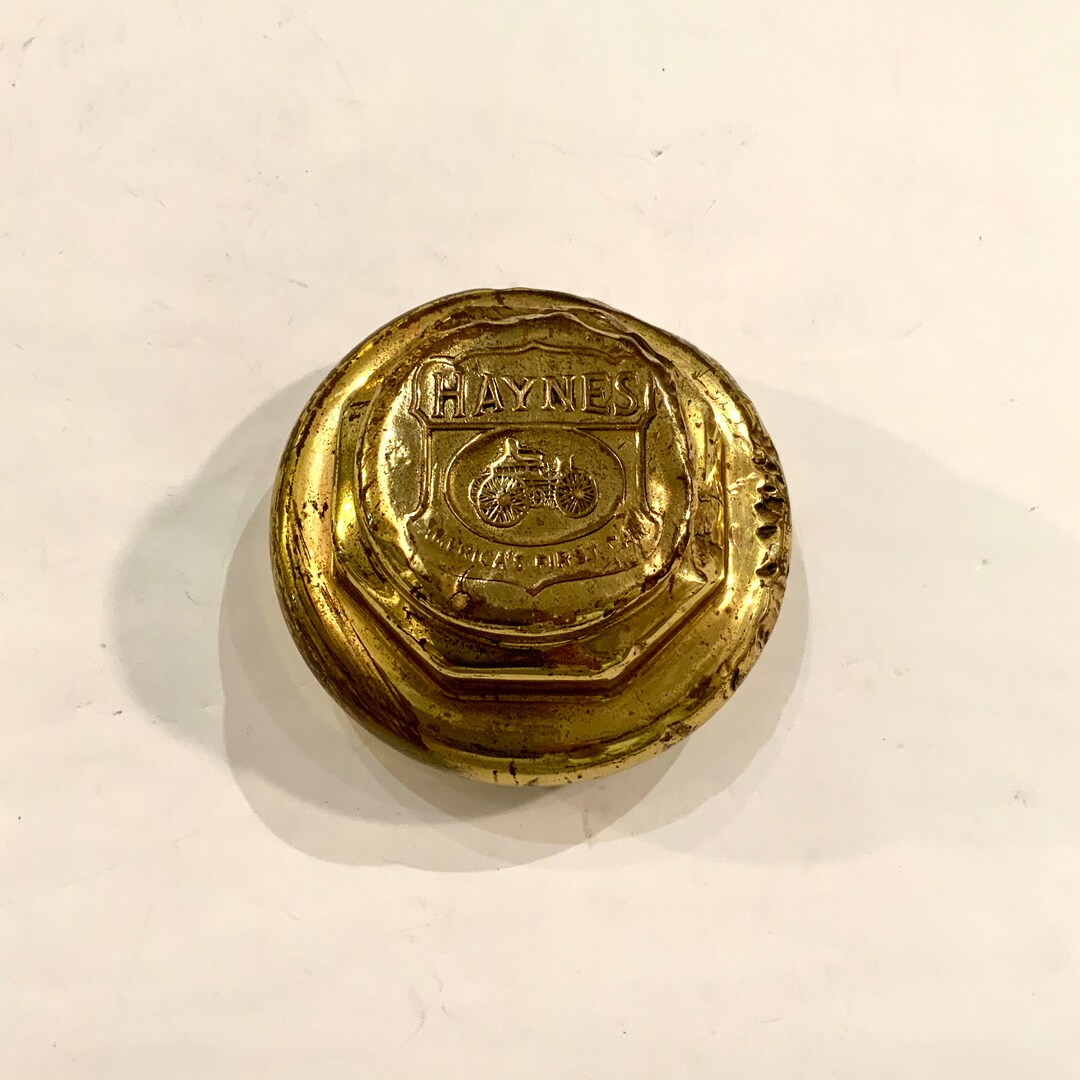 Hanes Brass Hubcap, “america’s First Car”, Ca: 1910. - Etsy