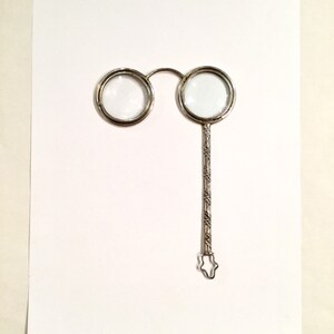 Vintage Sterling Lorgnette Magnifying Glasses Ca: 1920s. - Etsy