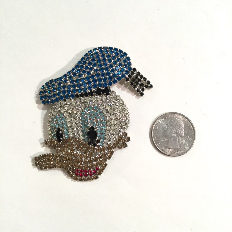 Butler & Wilson Donald Duck Disney Rhinestone Brooch Ca: | Etsy