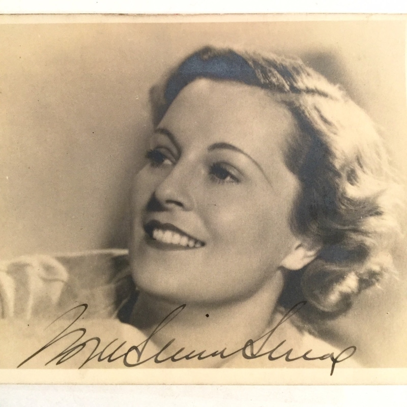 Vintage Actress Signed Photo - Etsy