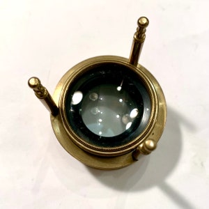 Vintage Magnifying Glass, Stamp, Map, Scientific Tripod Magnifier, Van ...