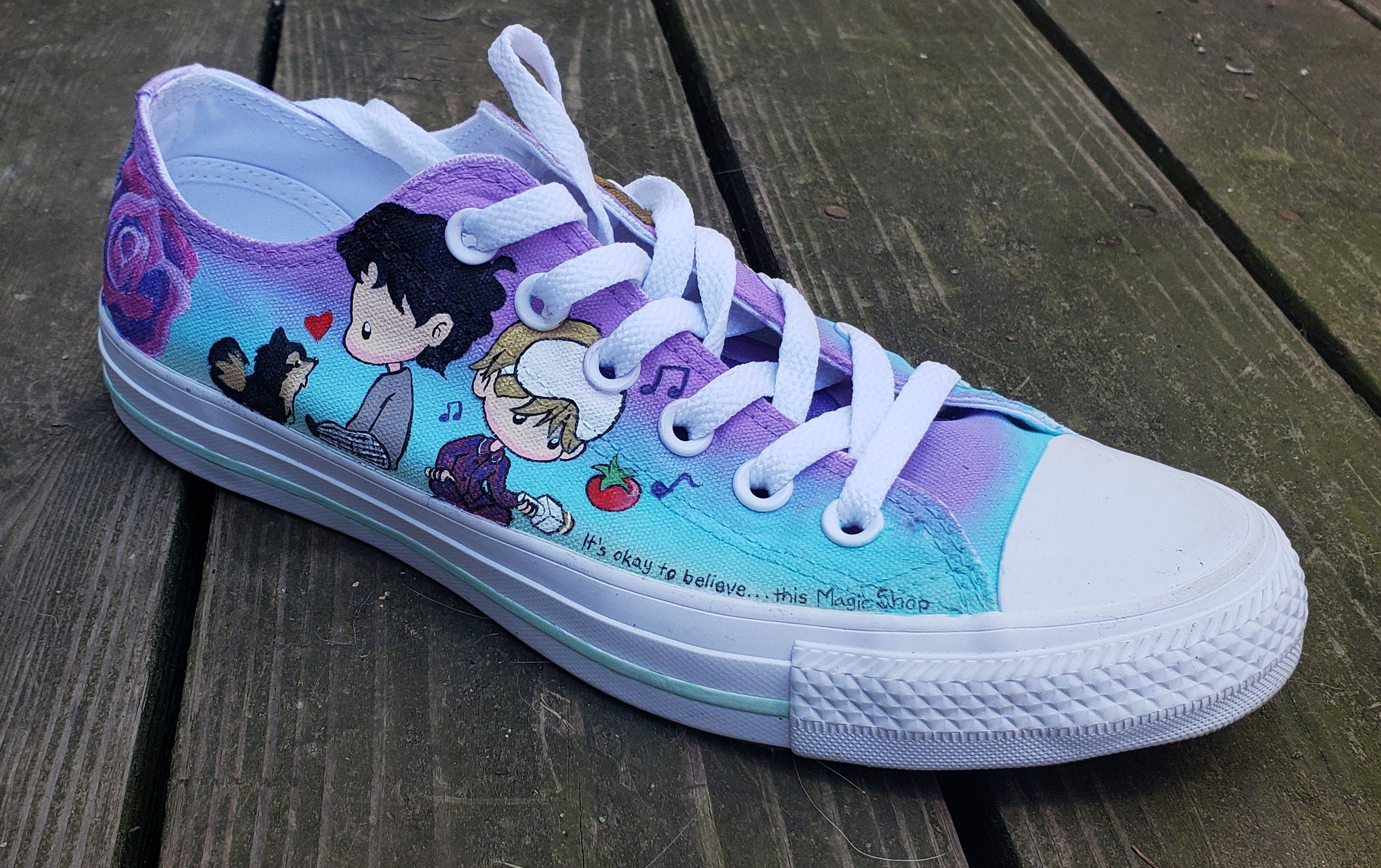 BTS Taehyung Zapatos de carácter - Etsy España