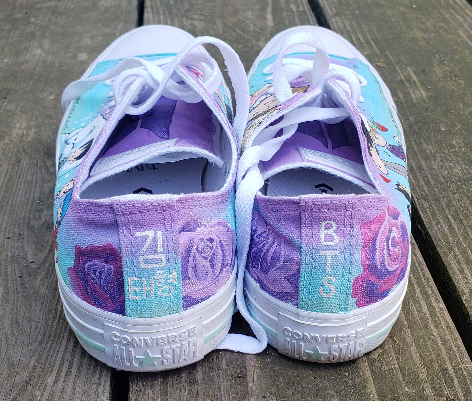 BTS Taehyung Zapatos de carácter - Etsy España