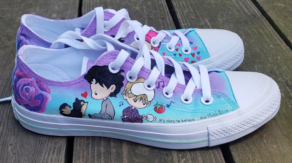 BTS Taehyung Zapatos de carácter - Etsy España