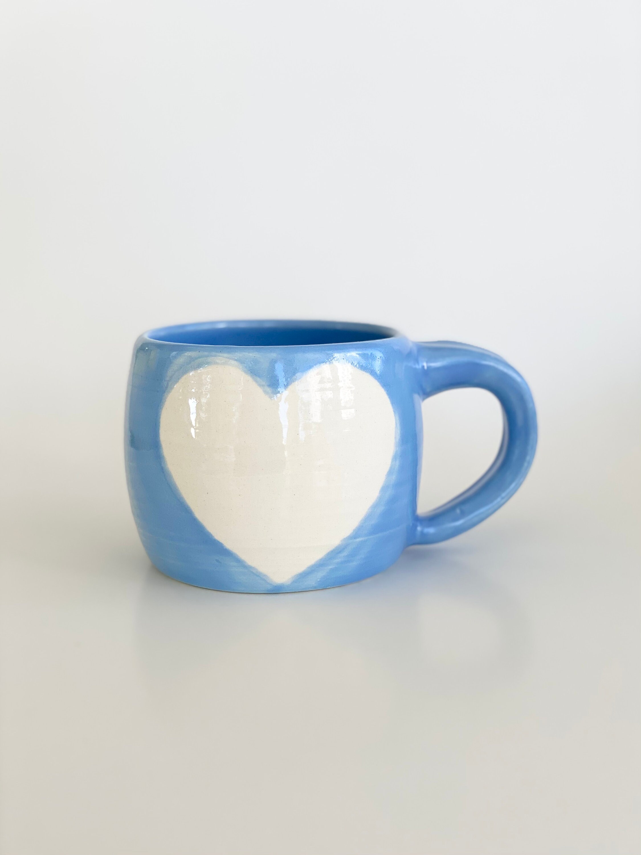 Heart Mug, Mugs Handmade, Pottery Mug Handmade, Ceramic Mug Handmade ...