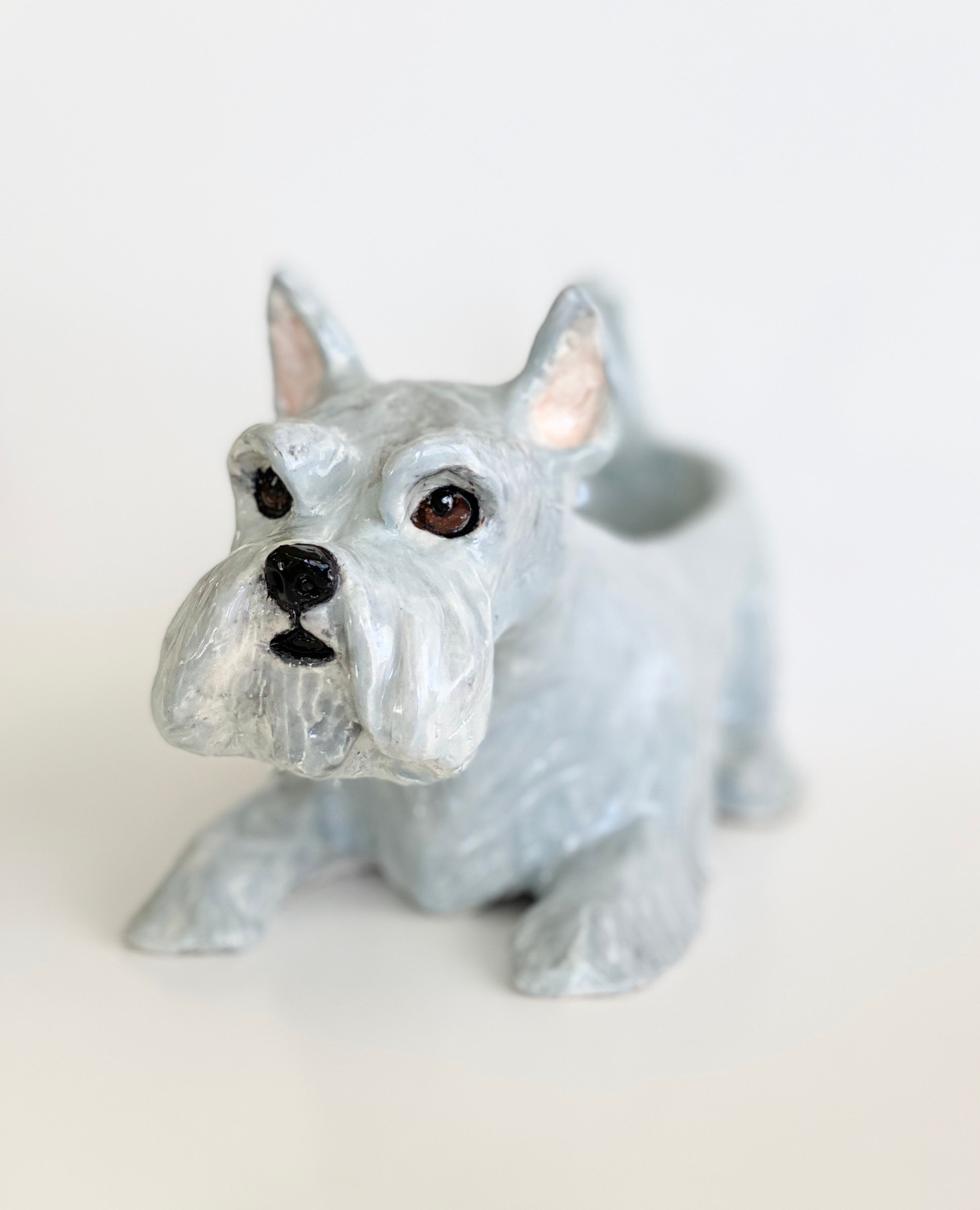 Schnauzer Planter, Dog Planter, Schnauzer Lover Gift, Schnauzer Liver ...