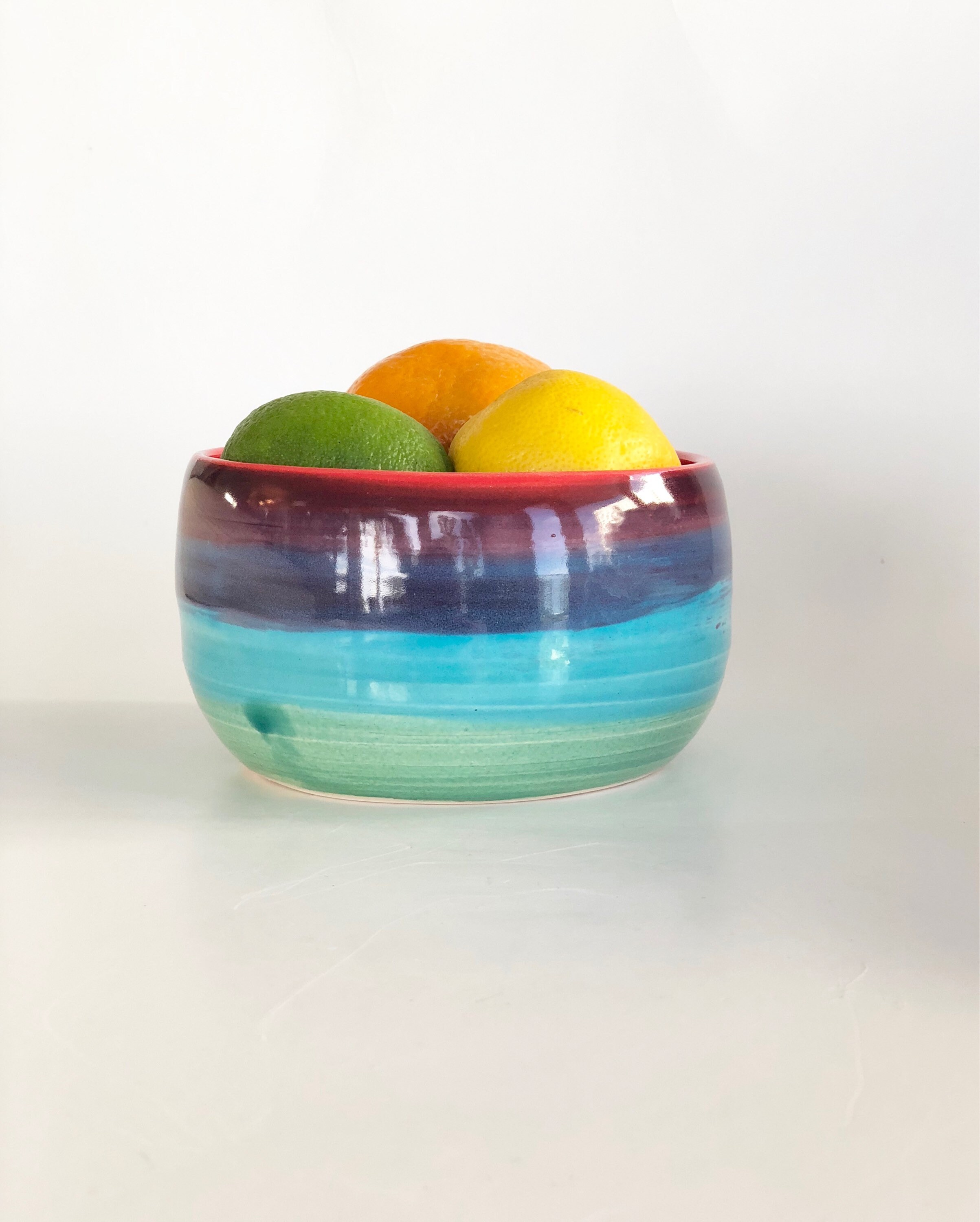 Rainbow Pot Handmade
