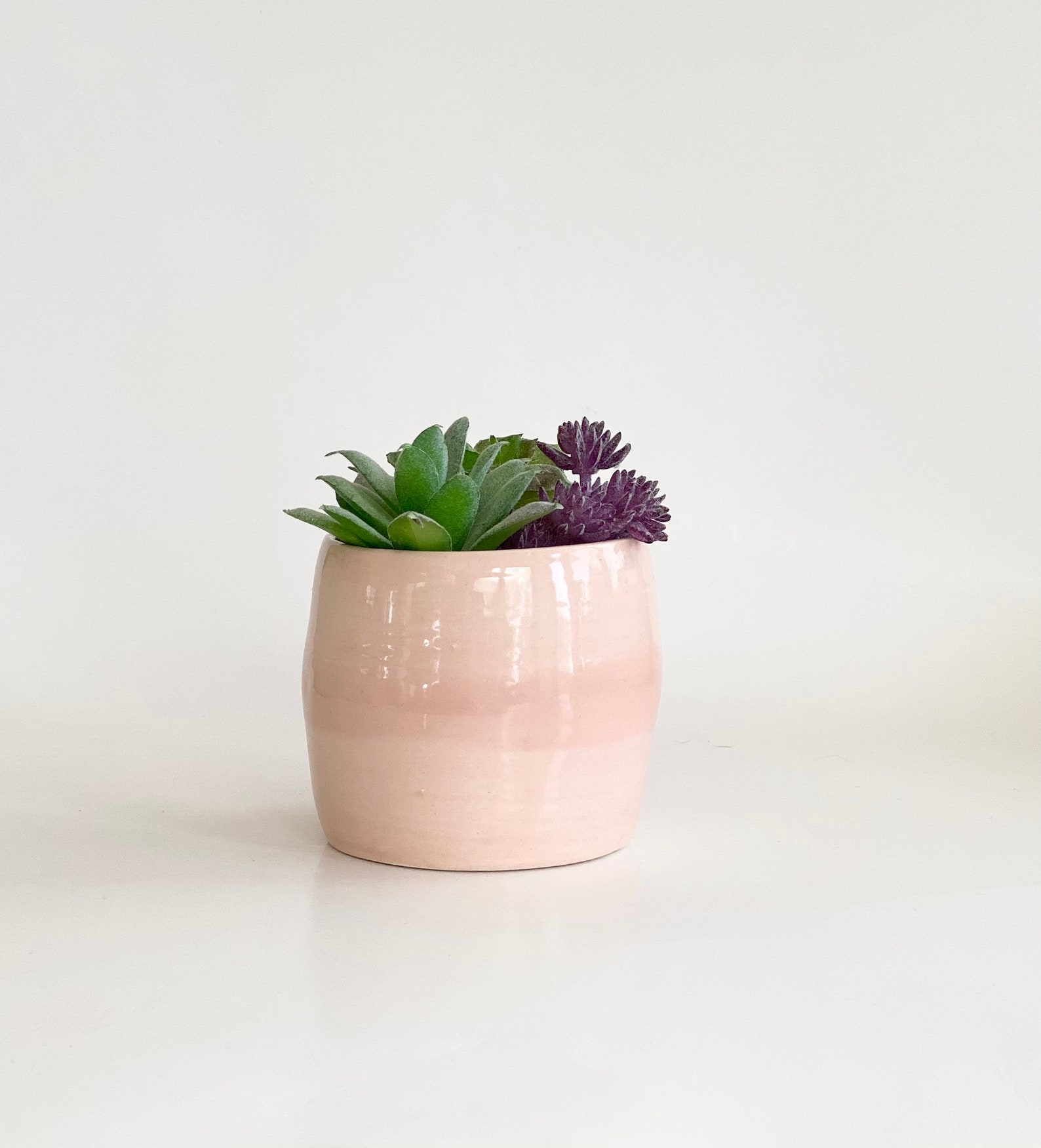 Small Pink Pot Light Pink Pot Pink Planter Pot Succulent | Etsy