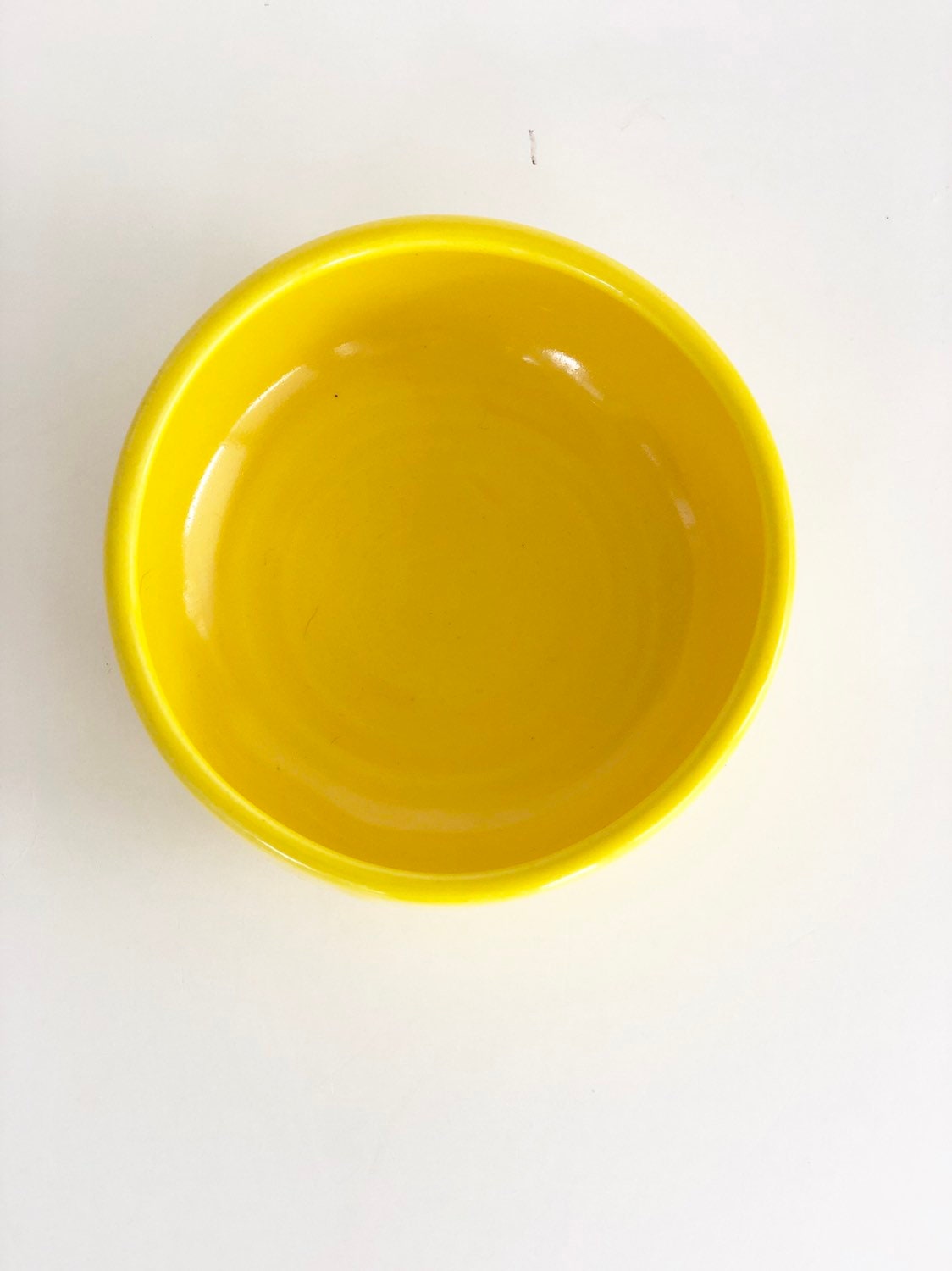 Small Yellow Planter Pot No Drainage Holes