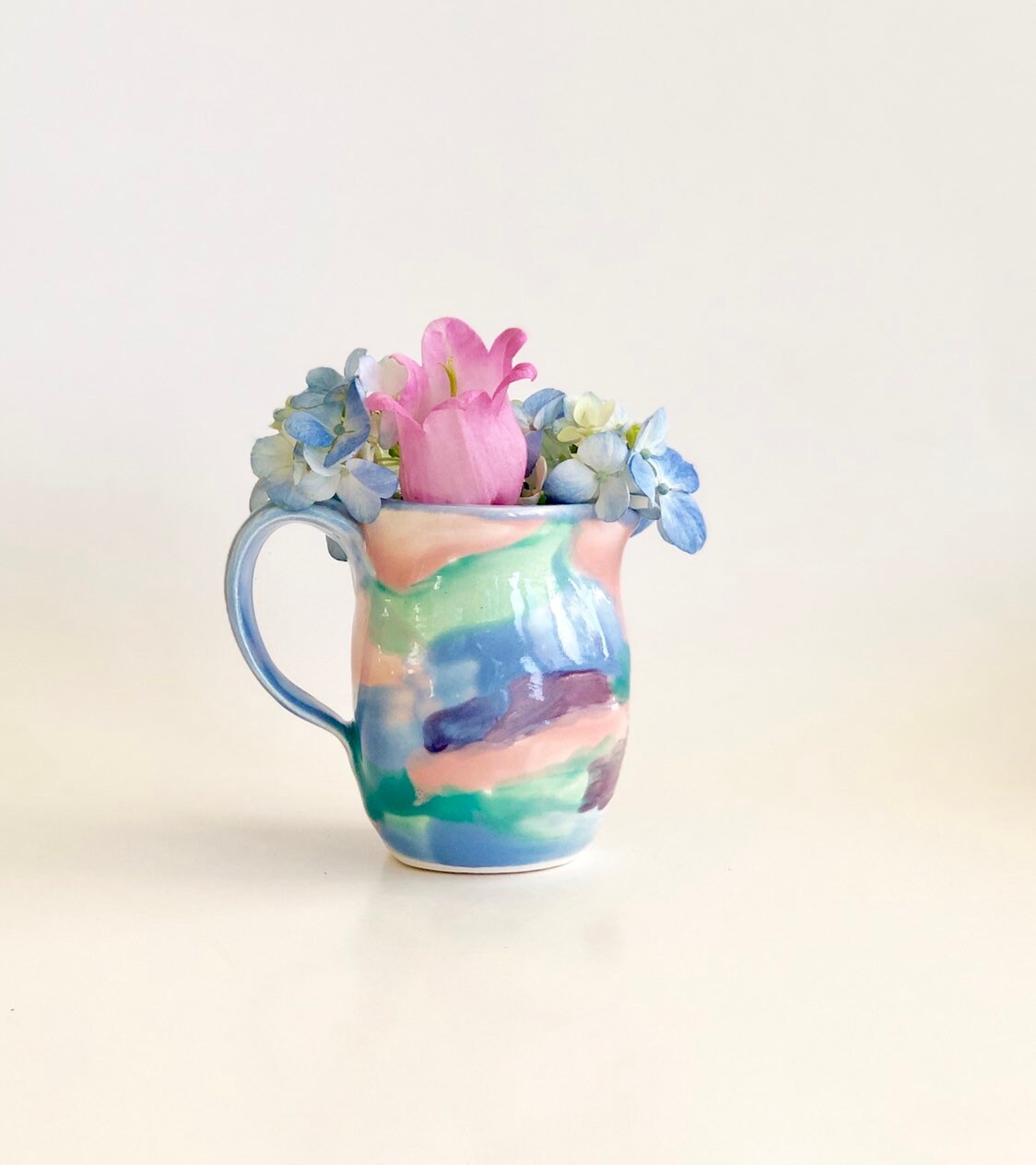 Small Flower Vase, Bud Vase, Cute Vase, Pretty Vase, Boho Vase, Pastel ...
