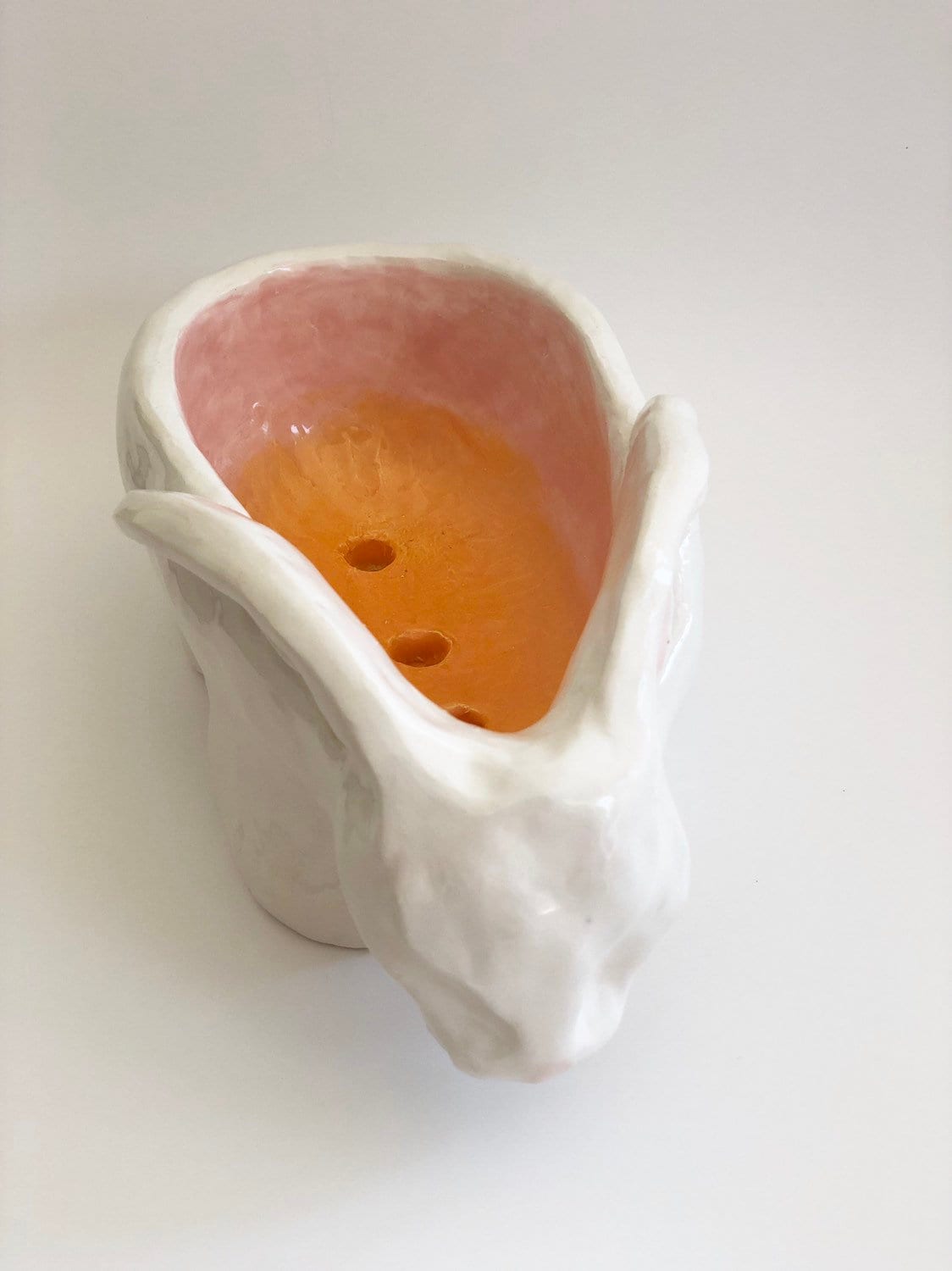 Handmade Rabbit Planter, Rabbit Lover Gift, Cute Planter Pot, Bunny ...