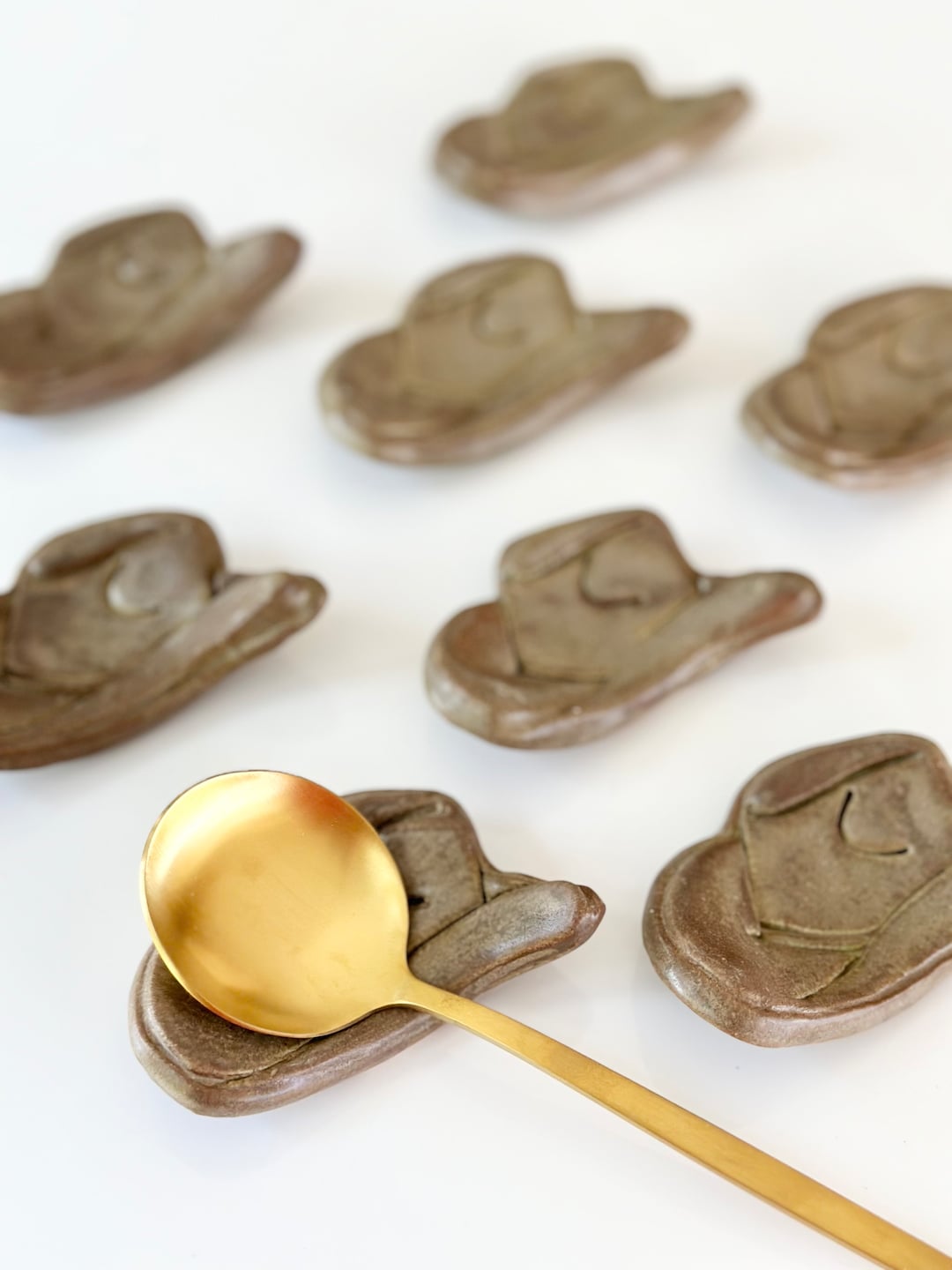 Handmade Ceramic Cowboy Hat Spoon Rest, Texas Ranch Decor - Etsy