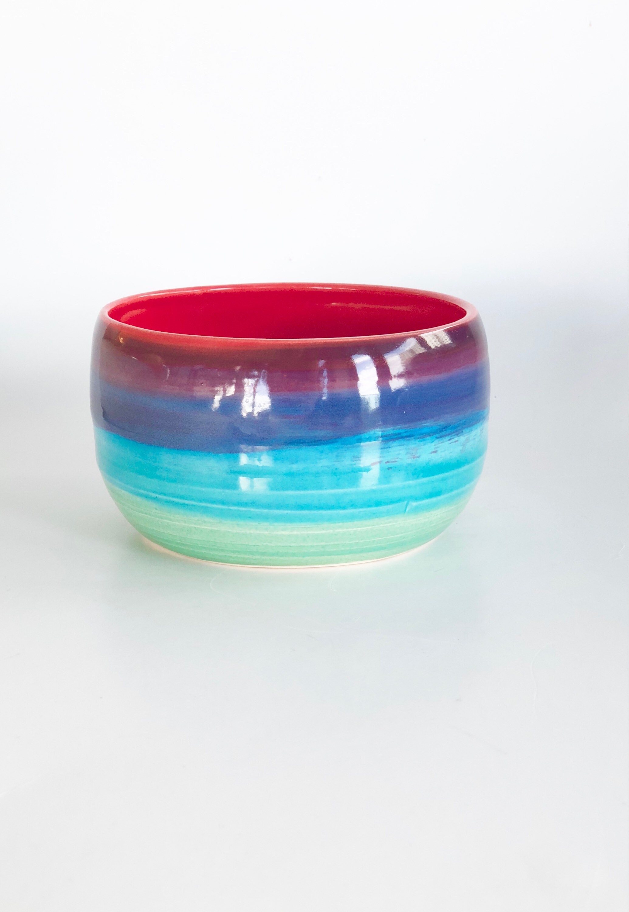 Rainbow Pot Handmade