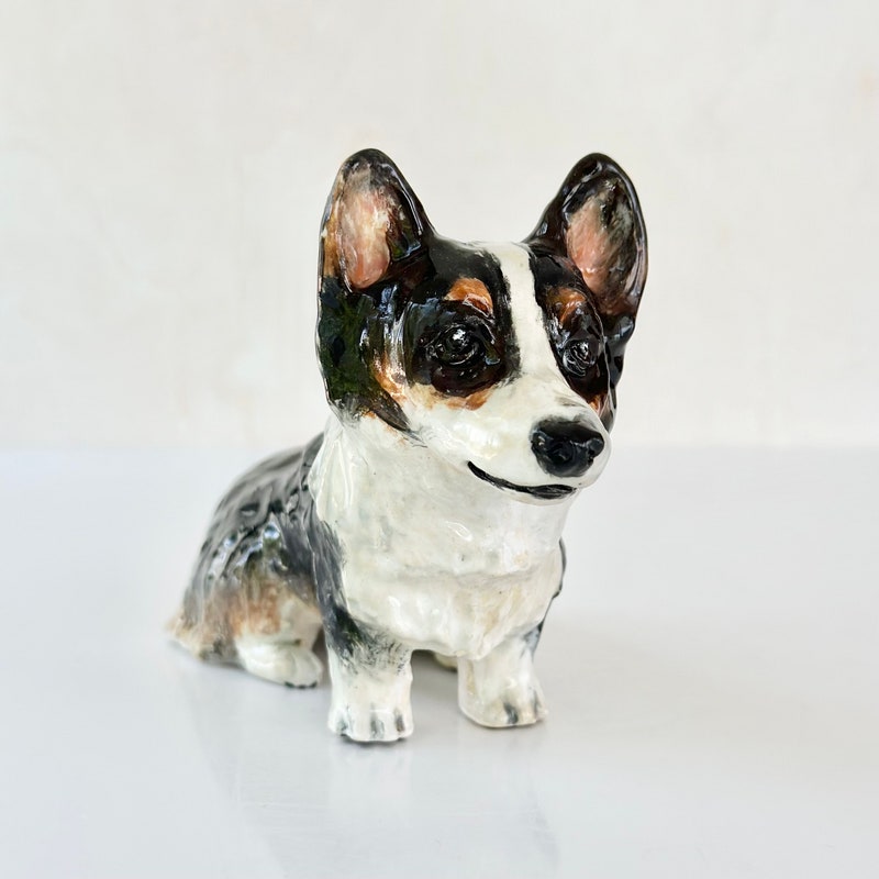 Corgi Statue - Etsy