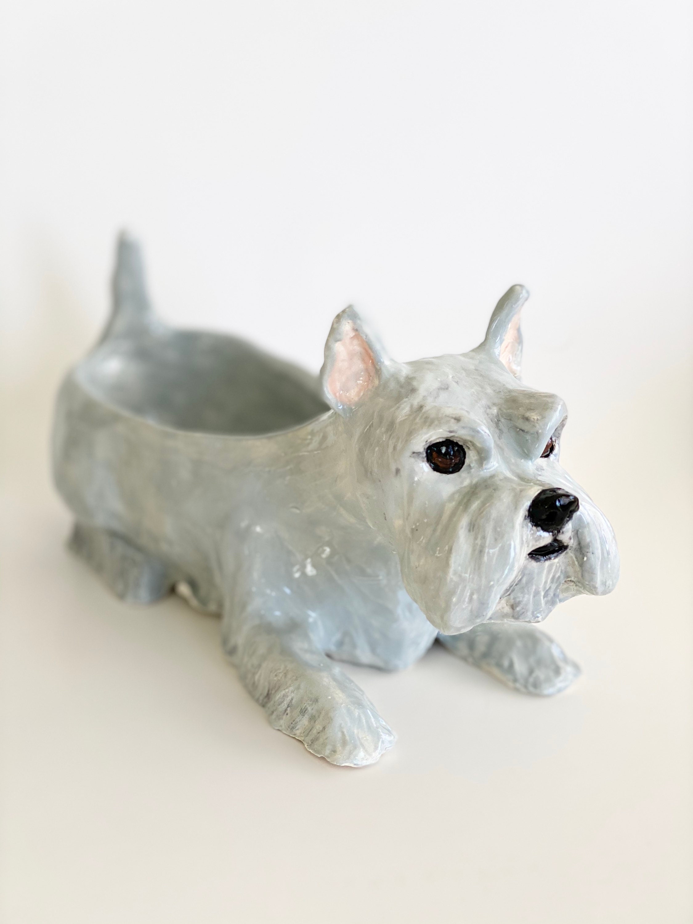 Schnauzer Planter, Dog Planter, Schnauzer Lover Gift, Schnauzer Liver ...