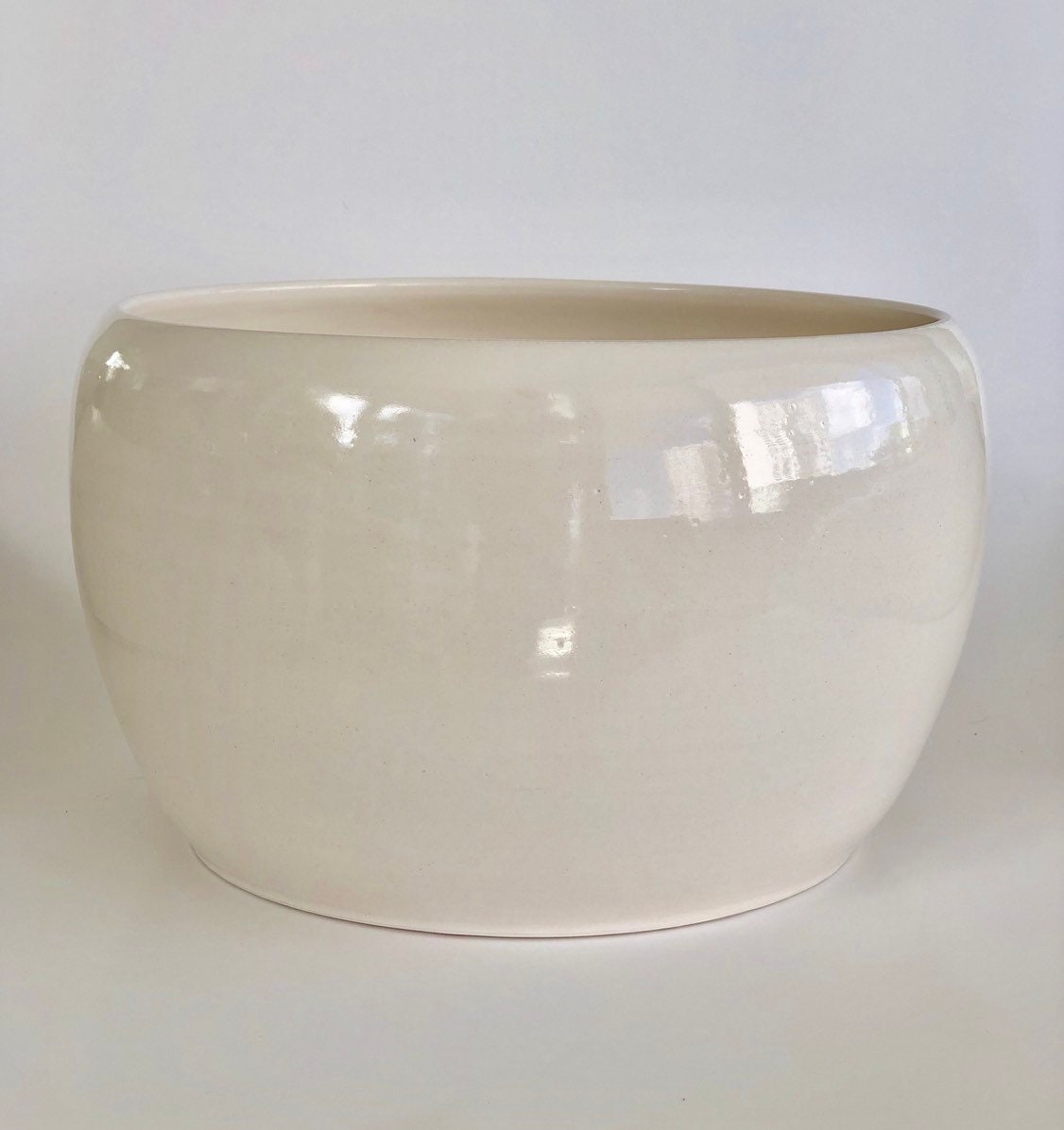Creamy White Planter, Modern White Planter, Minimalist Ceramic Pot ...