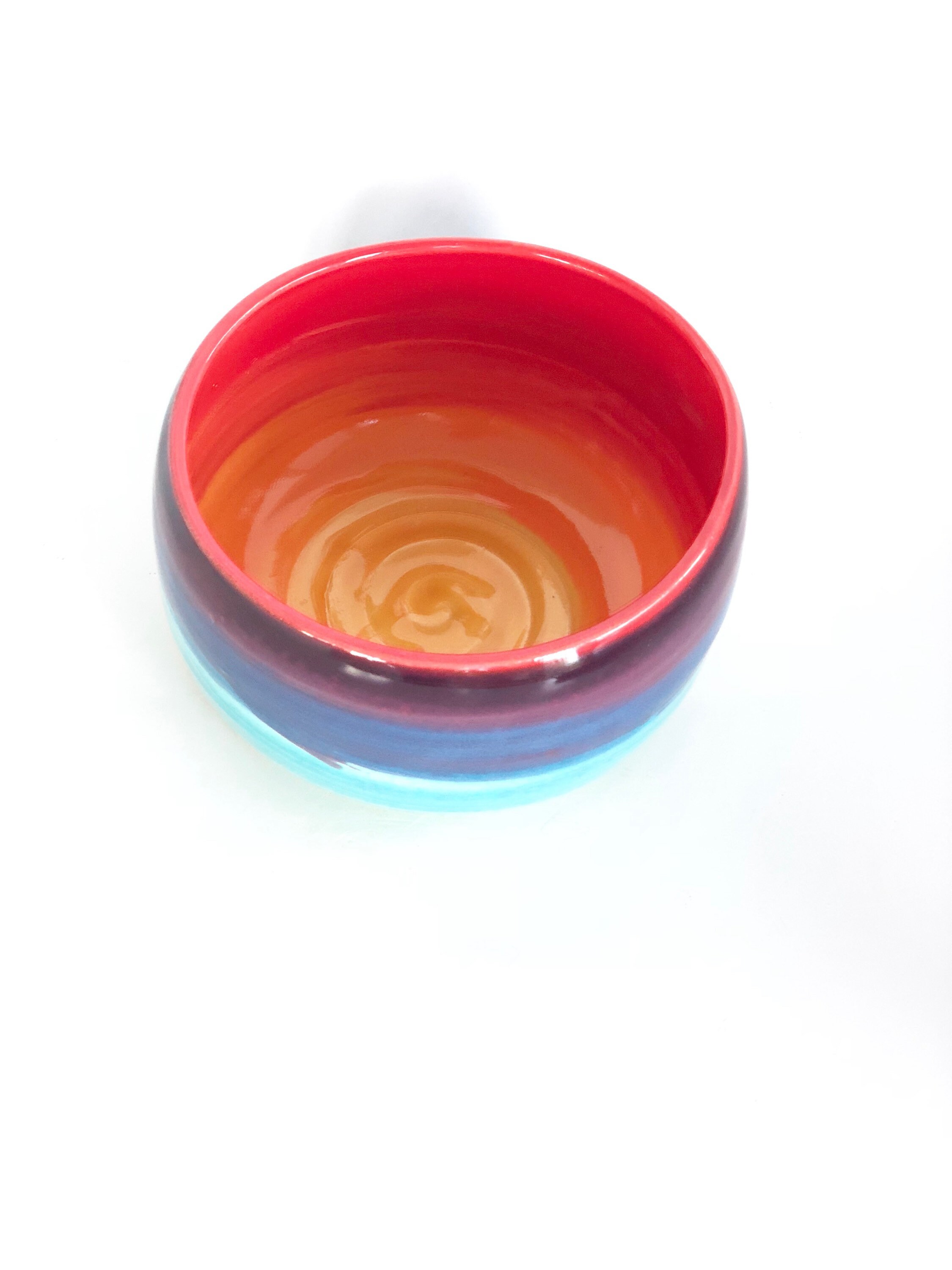 Rainbow Pot Handmade