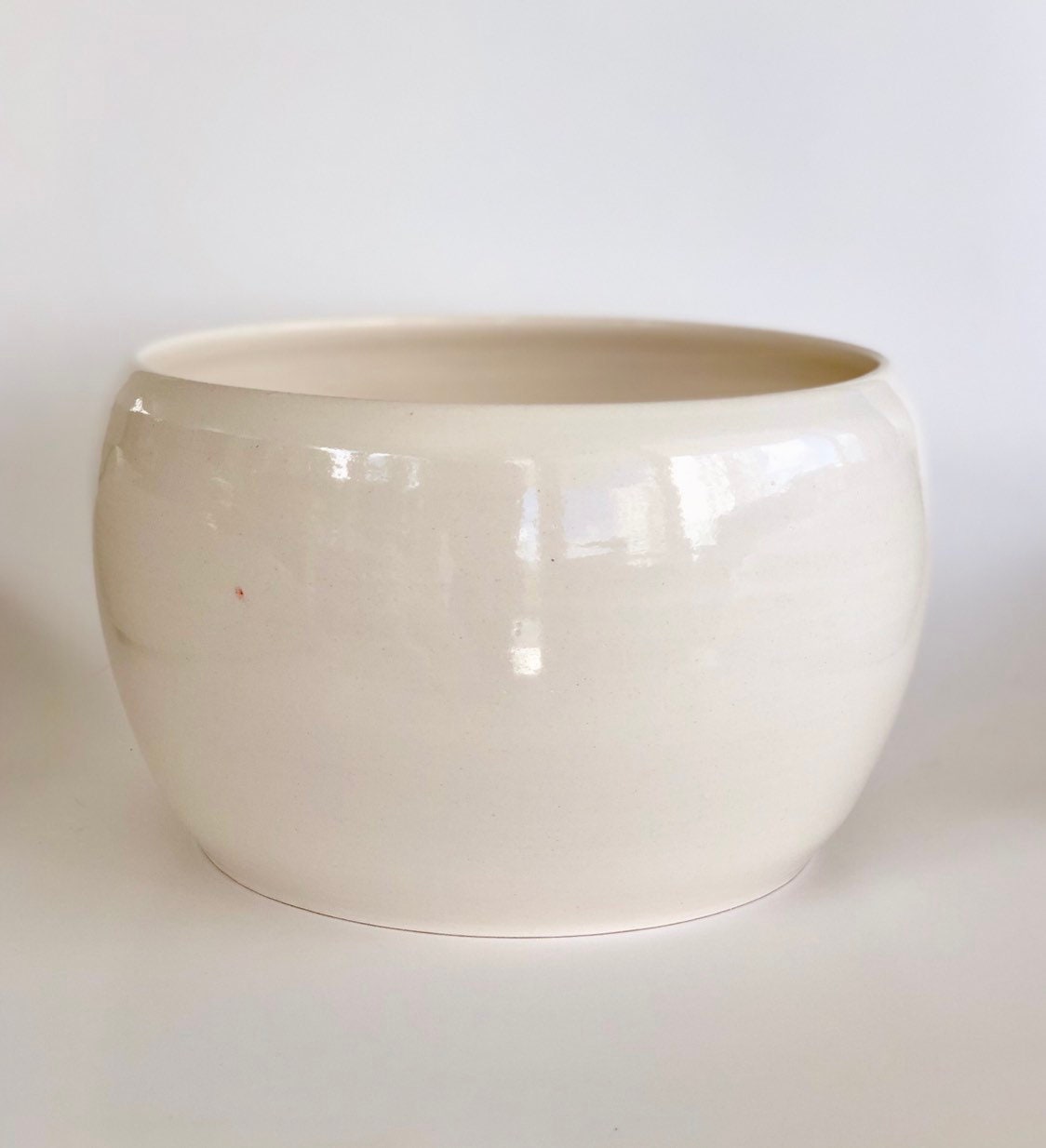 Creamy White Planter, Modern White Planter, Minimalist Ceramic Pot ...
