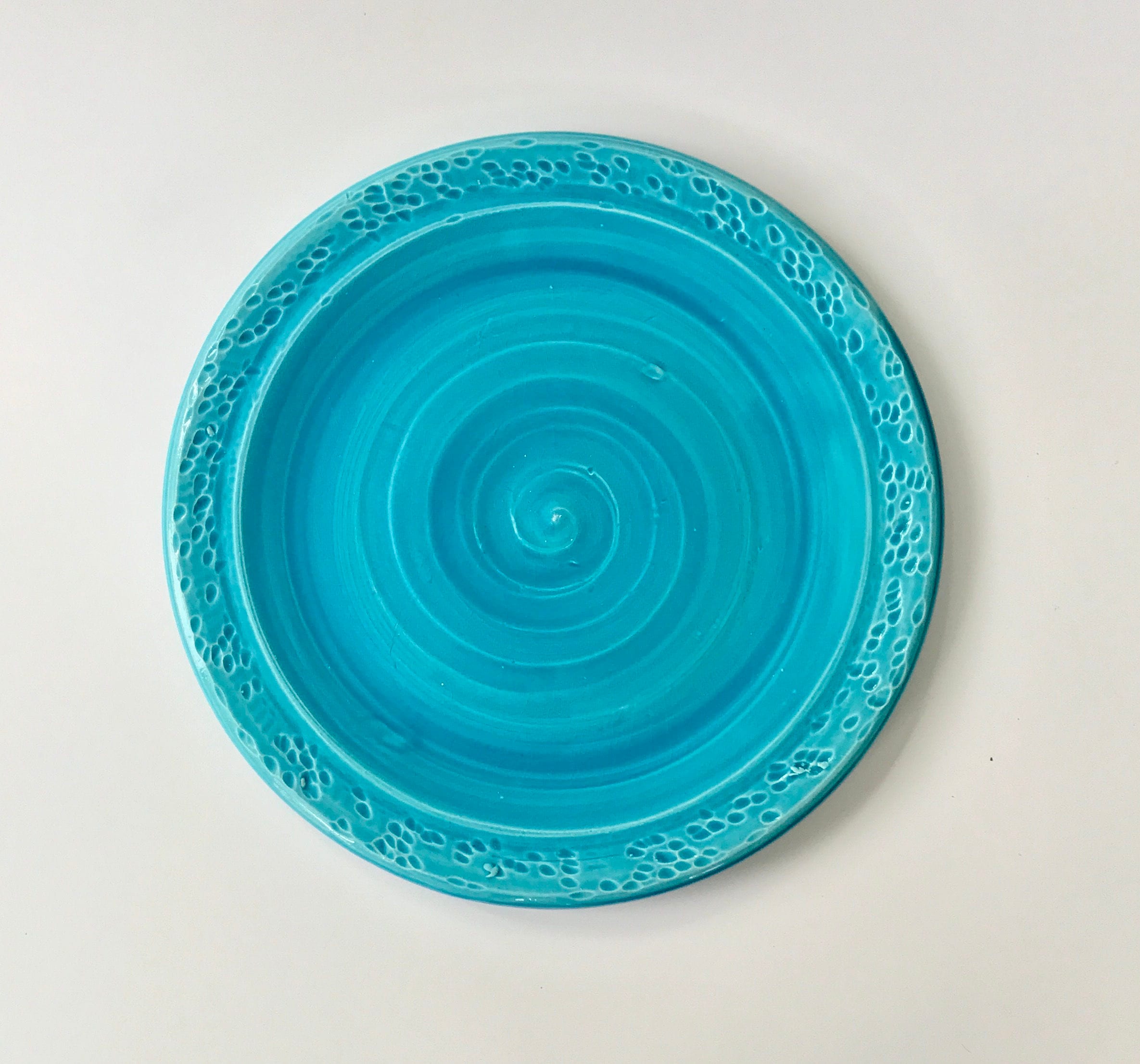 Blue Ceramic Plate