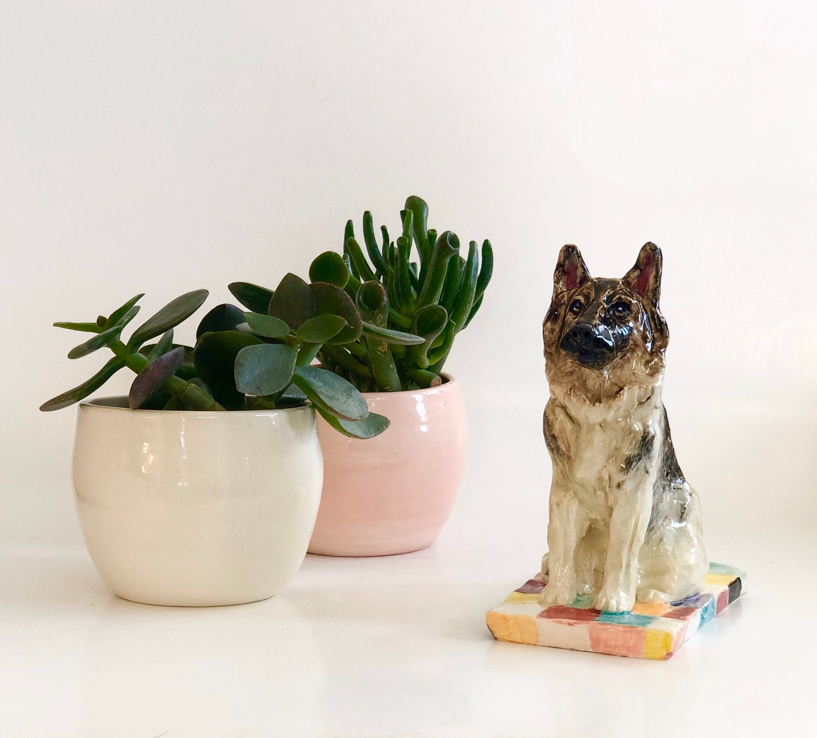 Creamy White Planter, White Pot, Off White Planter, Small White Pot ...