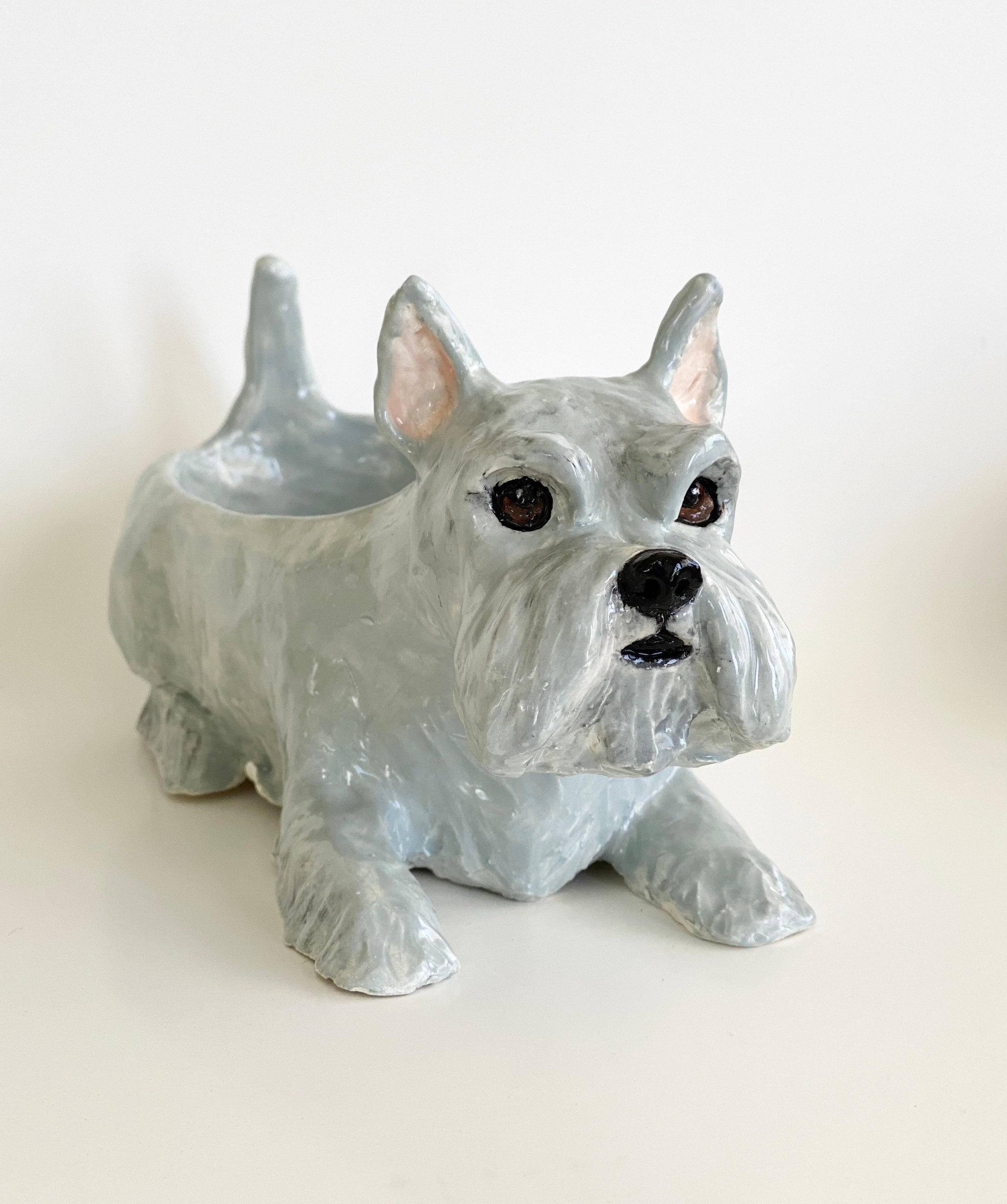 Schnauzer Planter, Dog Planter, Schnauzer Lover Gift, Schnauzer Liver ...