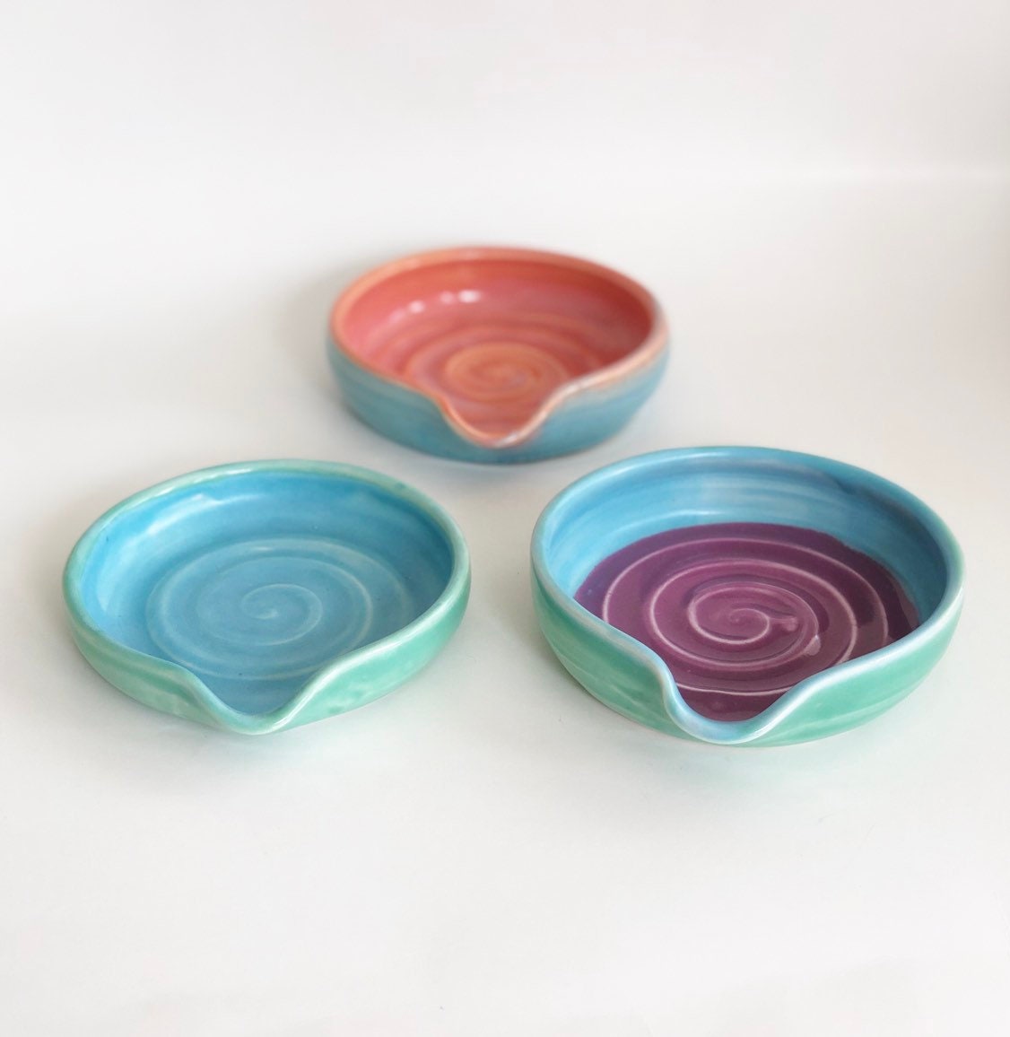 Porcelain Spoon Rest, Foodie Gift, Spatula Rest for Stove, Handmade ...