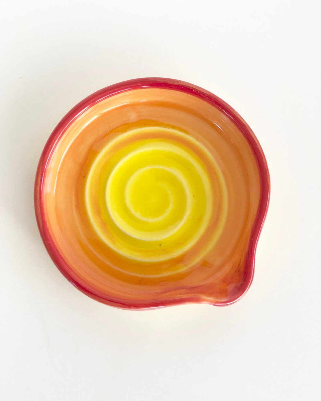 Yellow Spoon Rest, Orange Spoon Rest, Red Spoon Rest Handmade, Spoon ...