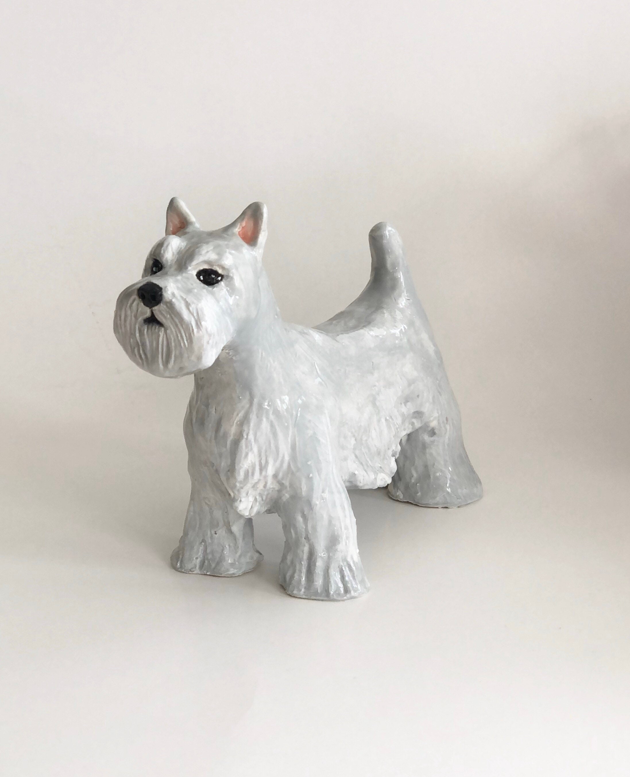 Schnauzer Paperweight, Schnauzer Sculpture, Schnauzer Statue, Schnauzer ...