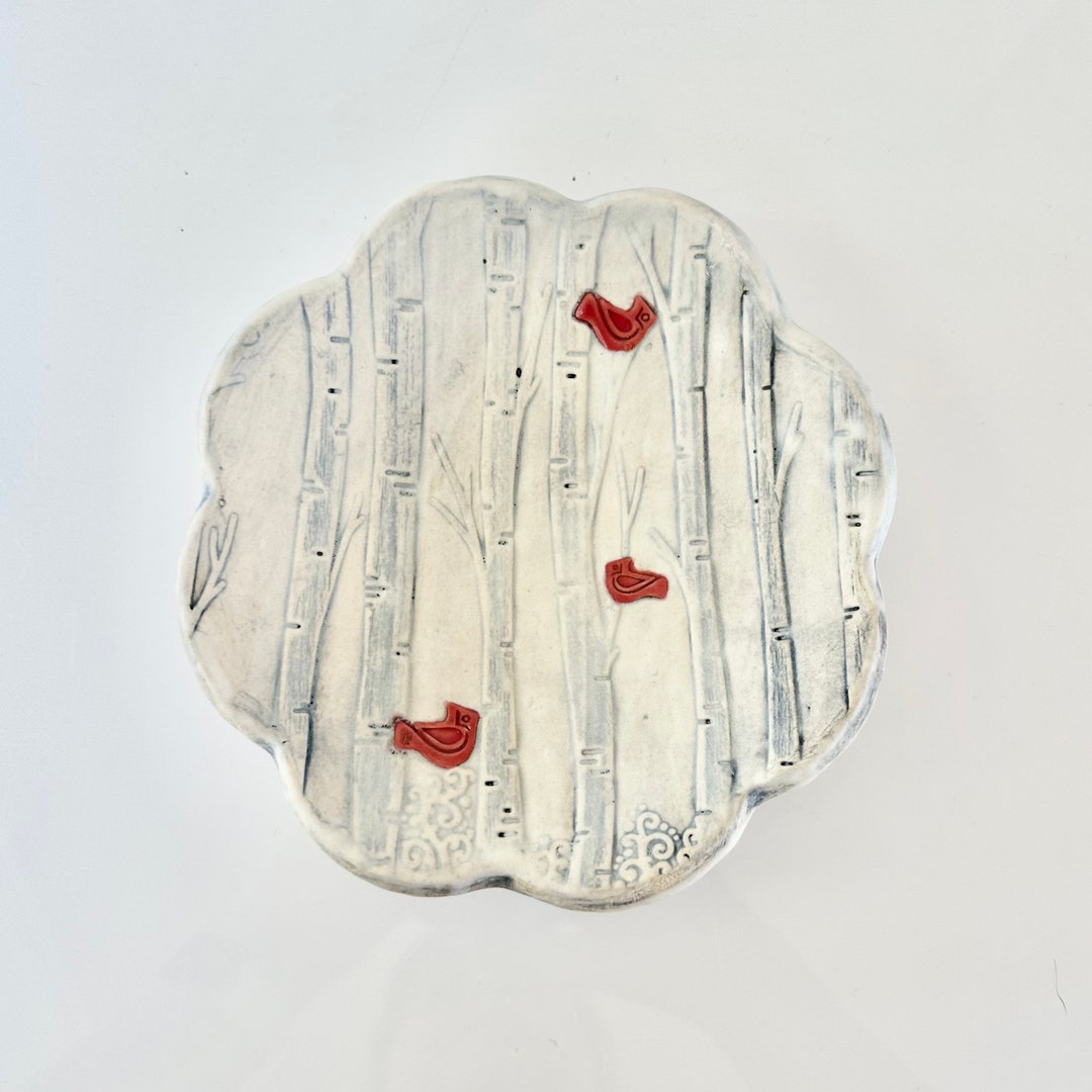 Woodland Kitchen Plate Cottagecore Plate for Woodland Themed - Etsy