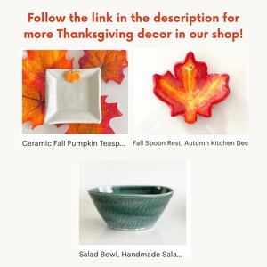 Fall Spoon Rest Autumn Kitchen Decor Fall Leaf Decor Teacher Gift ...