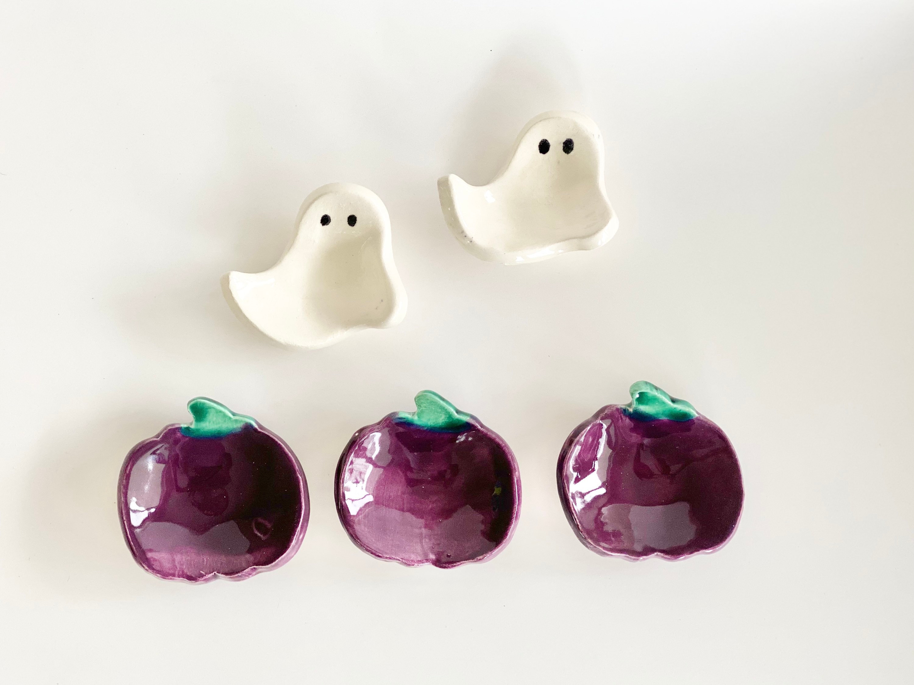 Halloween Spoon Rest, Spoon Rest, Ceramic Ghost, Ghost Spoon Rest ...