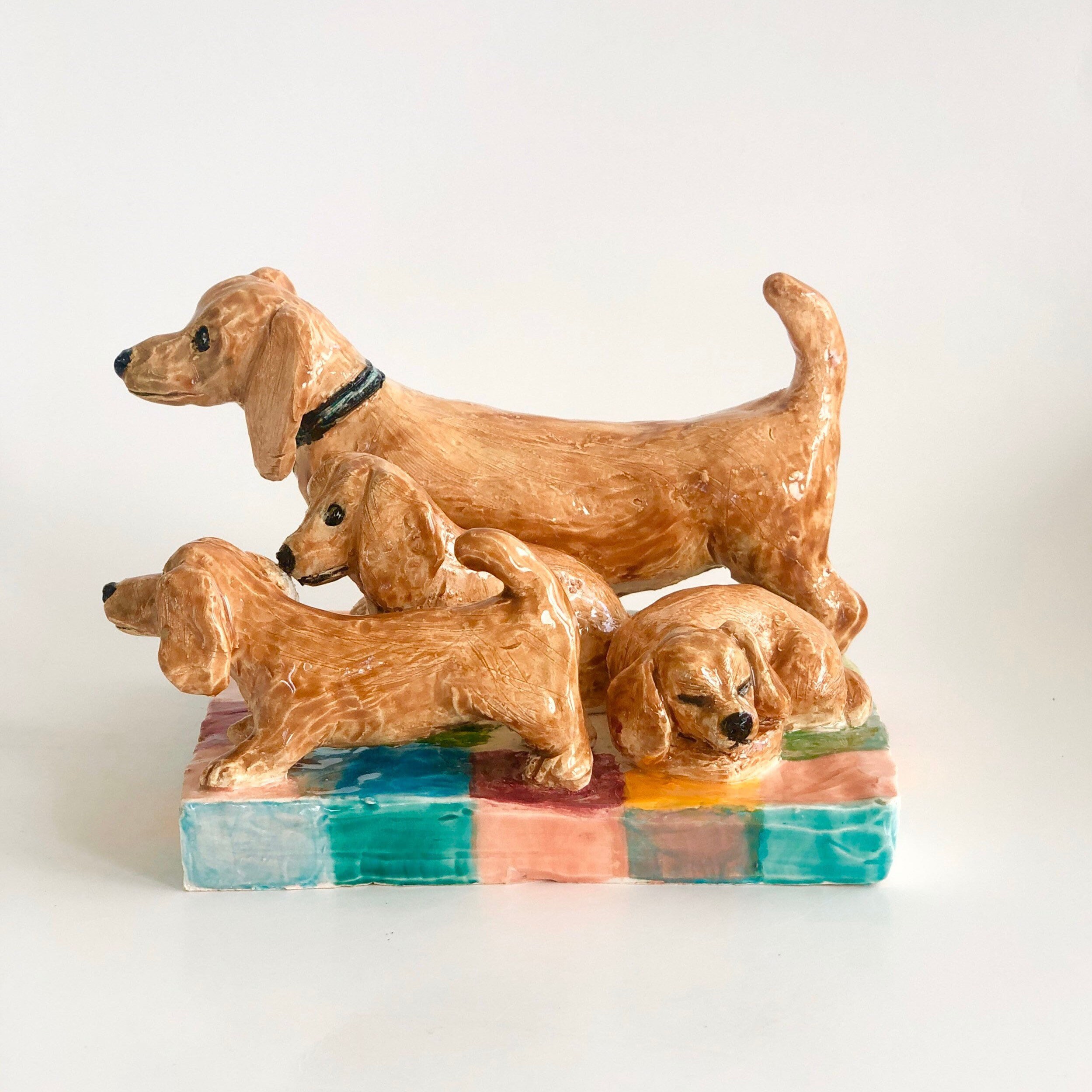 Custom Dog Statue Dog Paperweight Ceramic Dog Pet Sculpture Dog ...