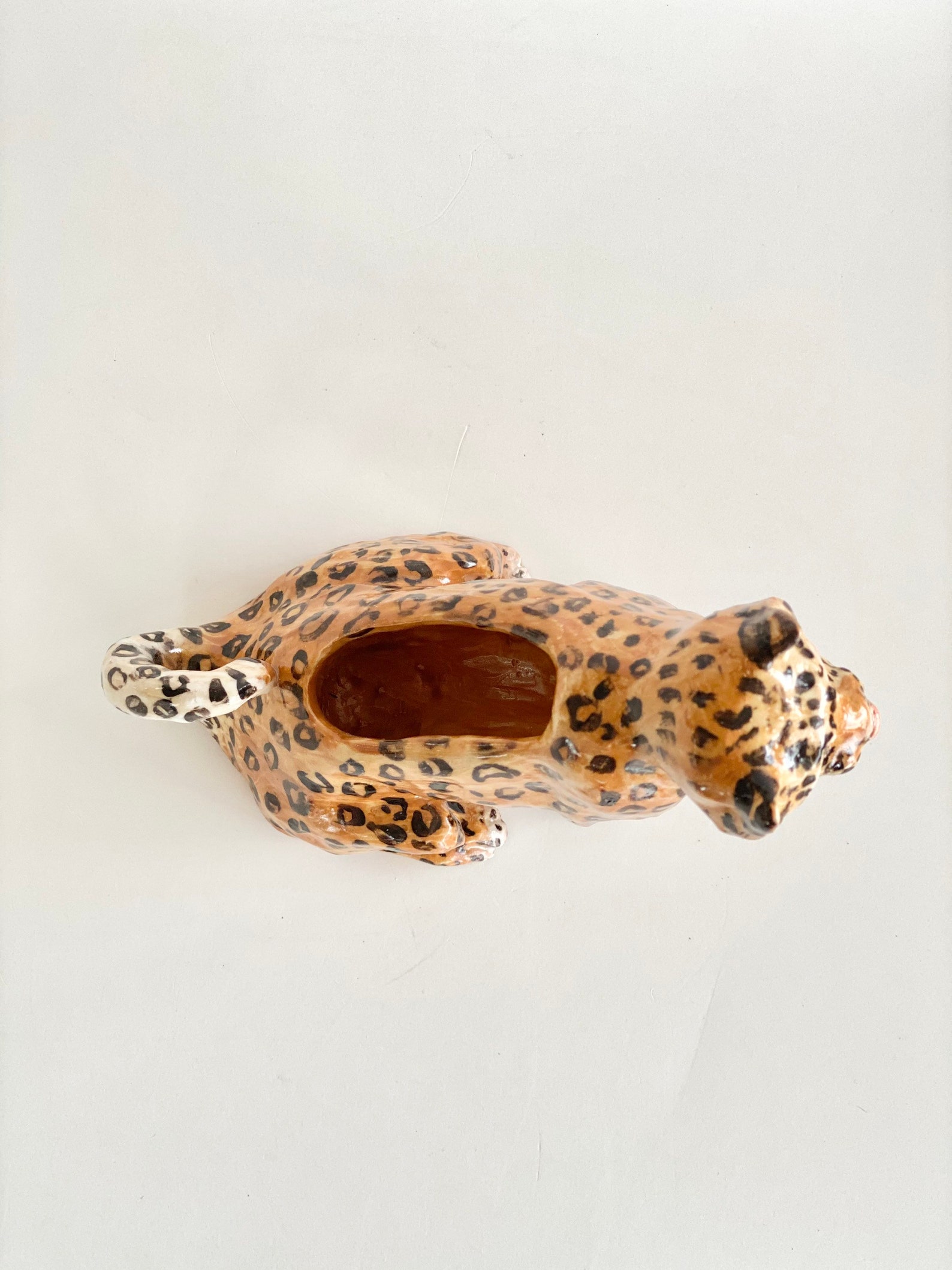 Leopard Planter Leopard Gift Leopard Art Jungle Animal | Etsy