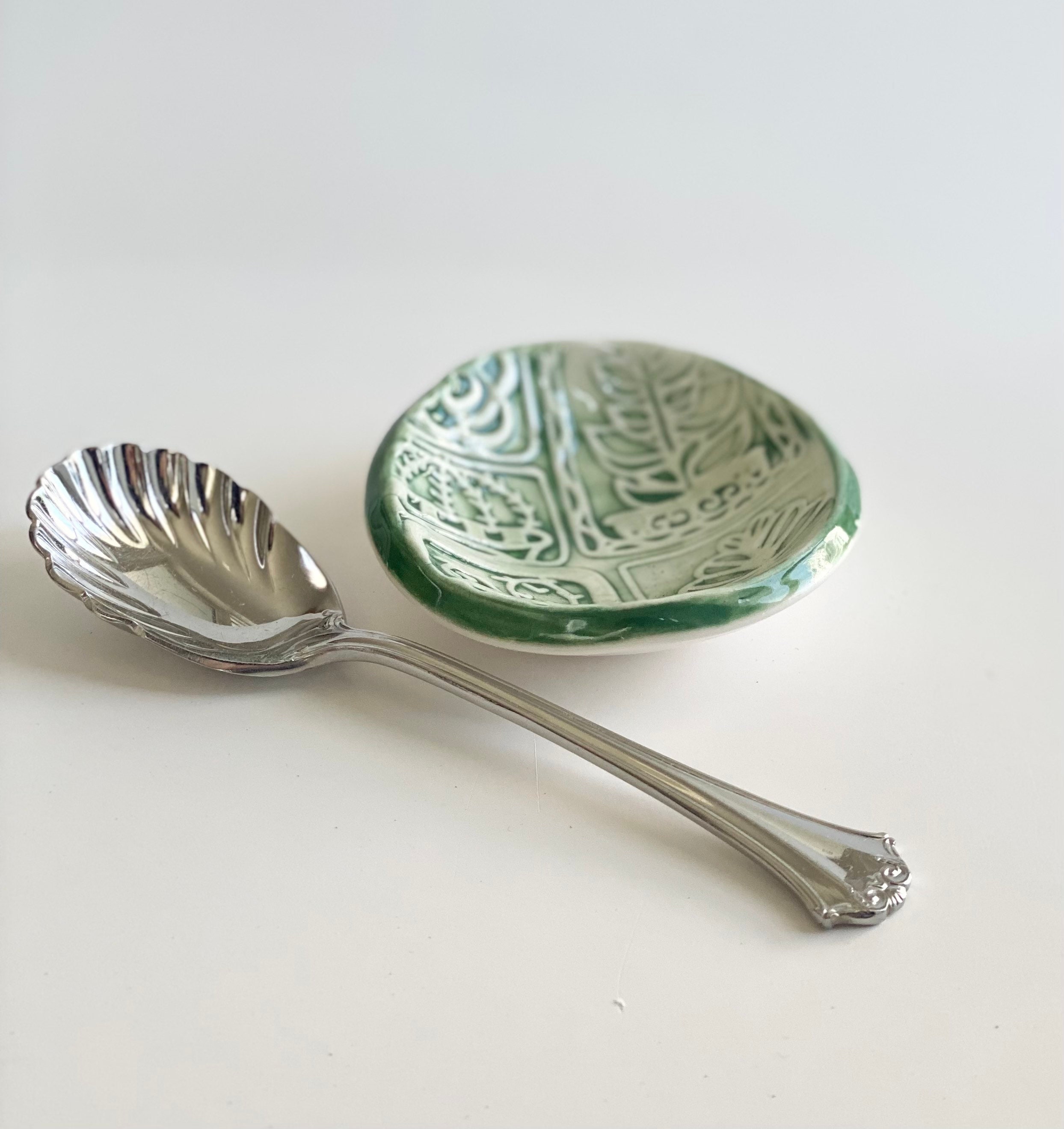 Tea Bag Holder Coffee Spoon Rest Teaspoon Rest Spoon Rest | Etsy