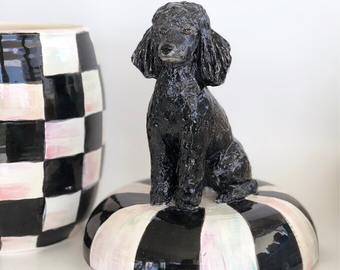Poodle Cookie Jar - Etsy