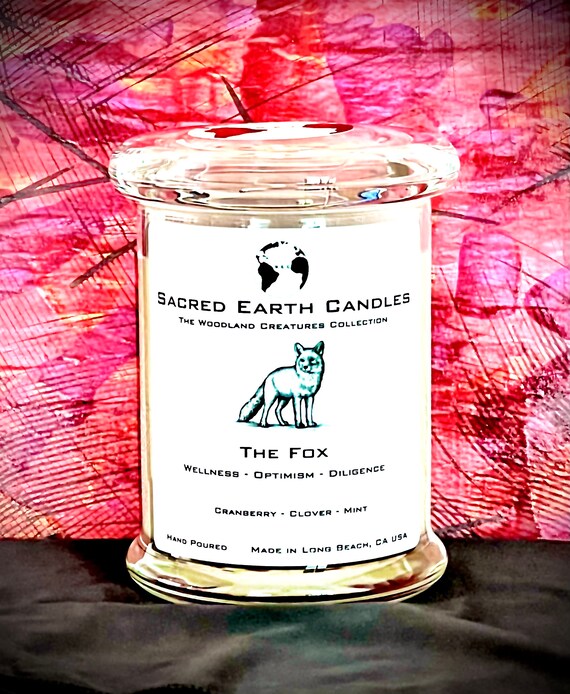 The Fox Candle Scented Soy Candle - Etsy