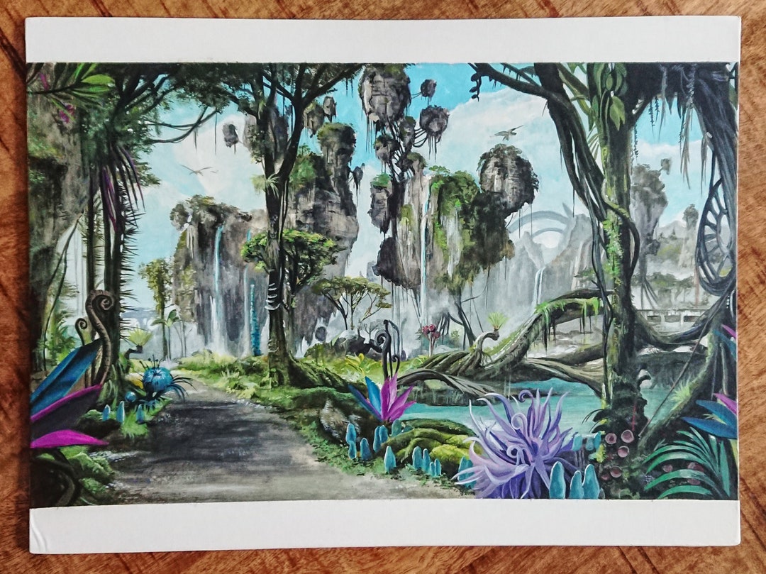 Avatar Pandora Fanart Painting (no Print) - Etsy