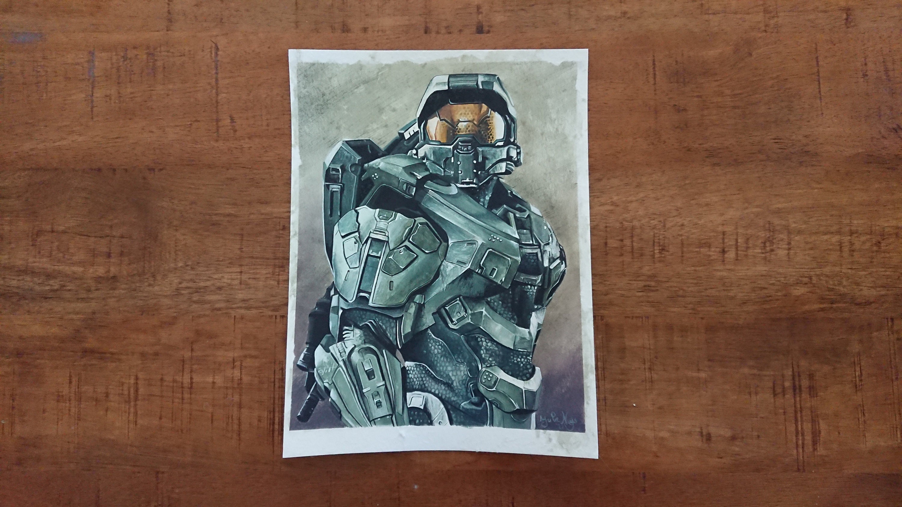 Master Chief Painting