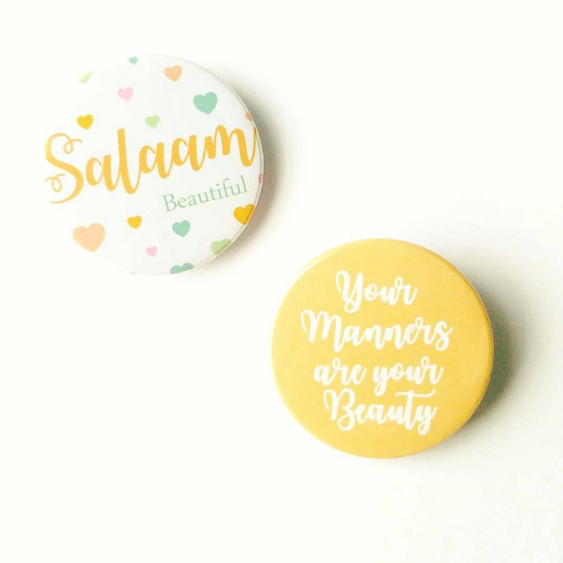 Pin Badges Islamic Reminder Art Design Illustrated - Etsy