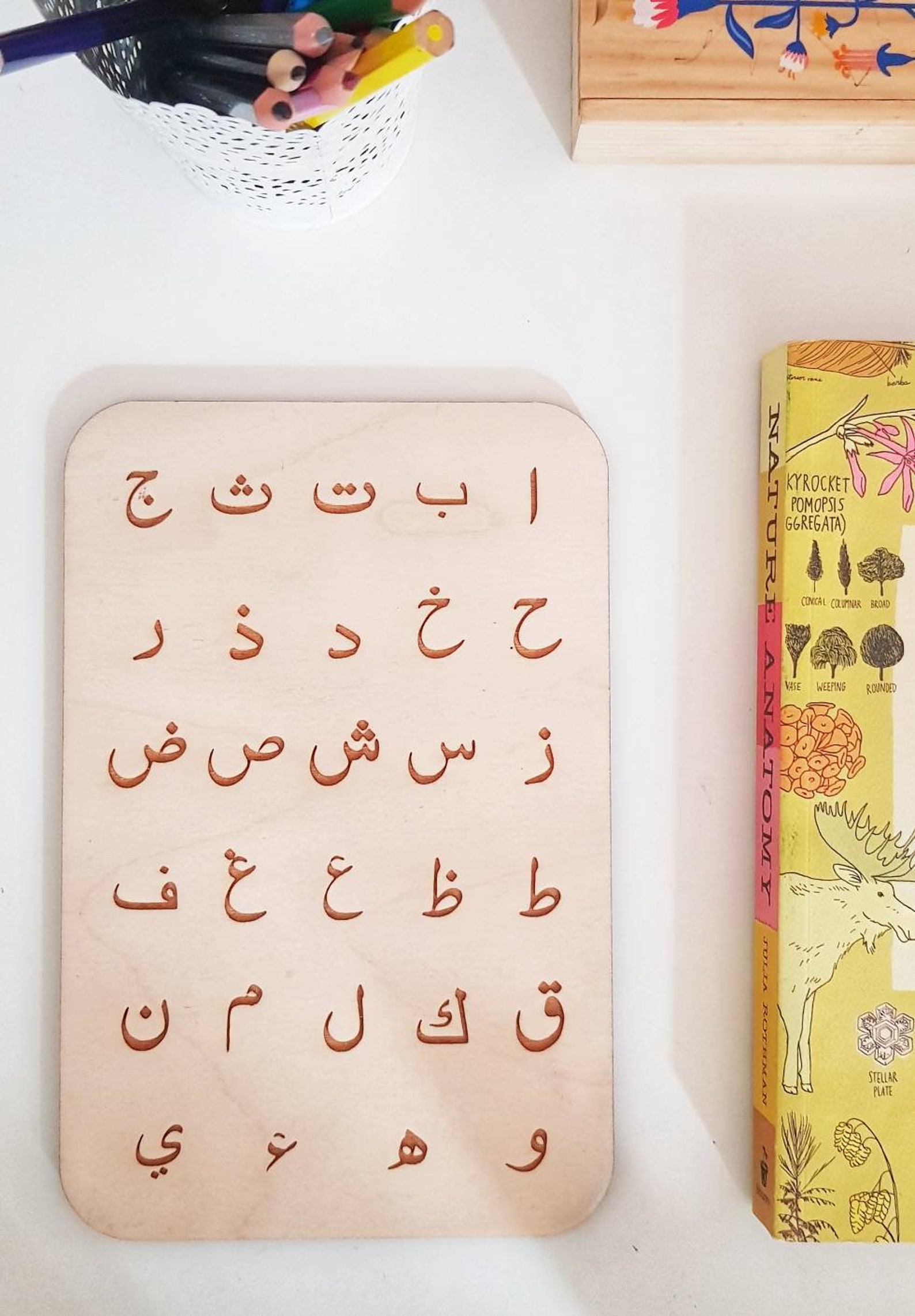 Grade 2 Arabic Chalk Board Wooden Learning Resource - Etsy UK
