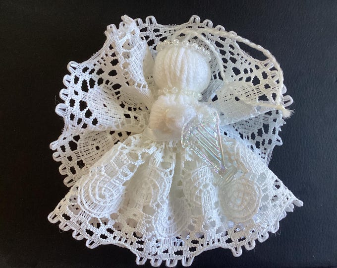 Lace Angel Ornament - Etsy