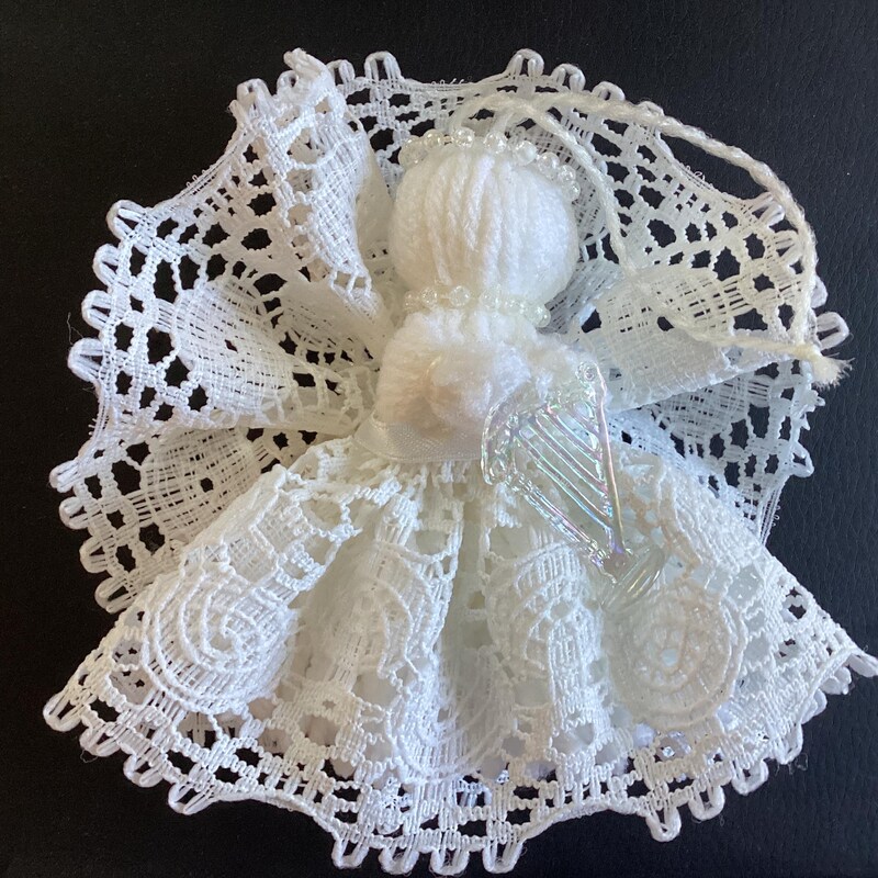 Lace Angel Ornament - Etsy