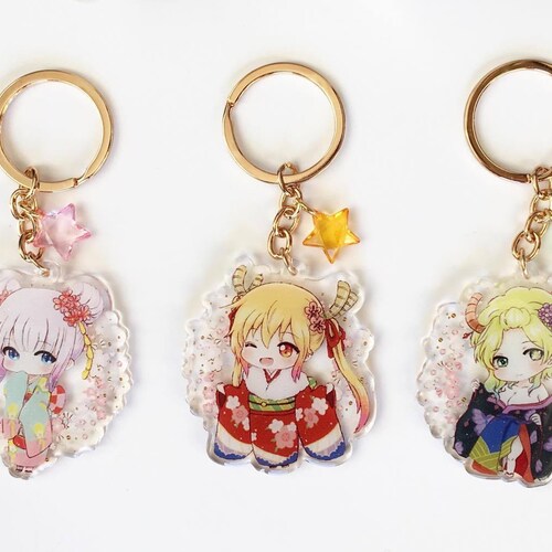Festival Keychains dragon Maid - Etsy Canada