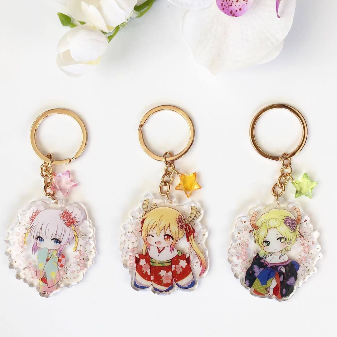 Festival Keychains dragon Maid - Etsy