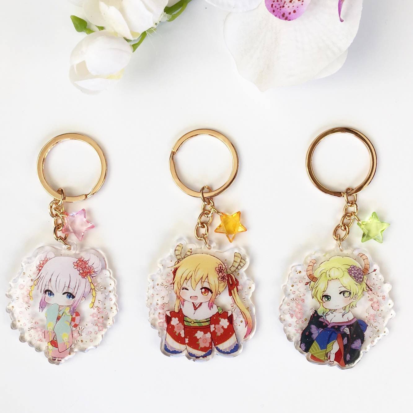 Festival Keychains dragon Maid - Etsy Canada