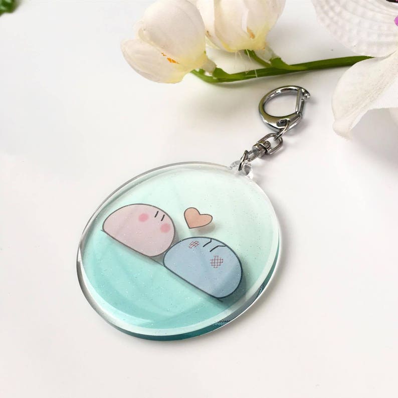 Dango Daikazoku Keychain Clannad | Etsy
