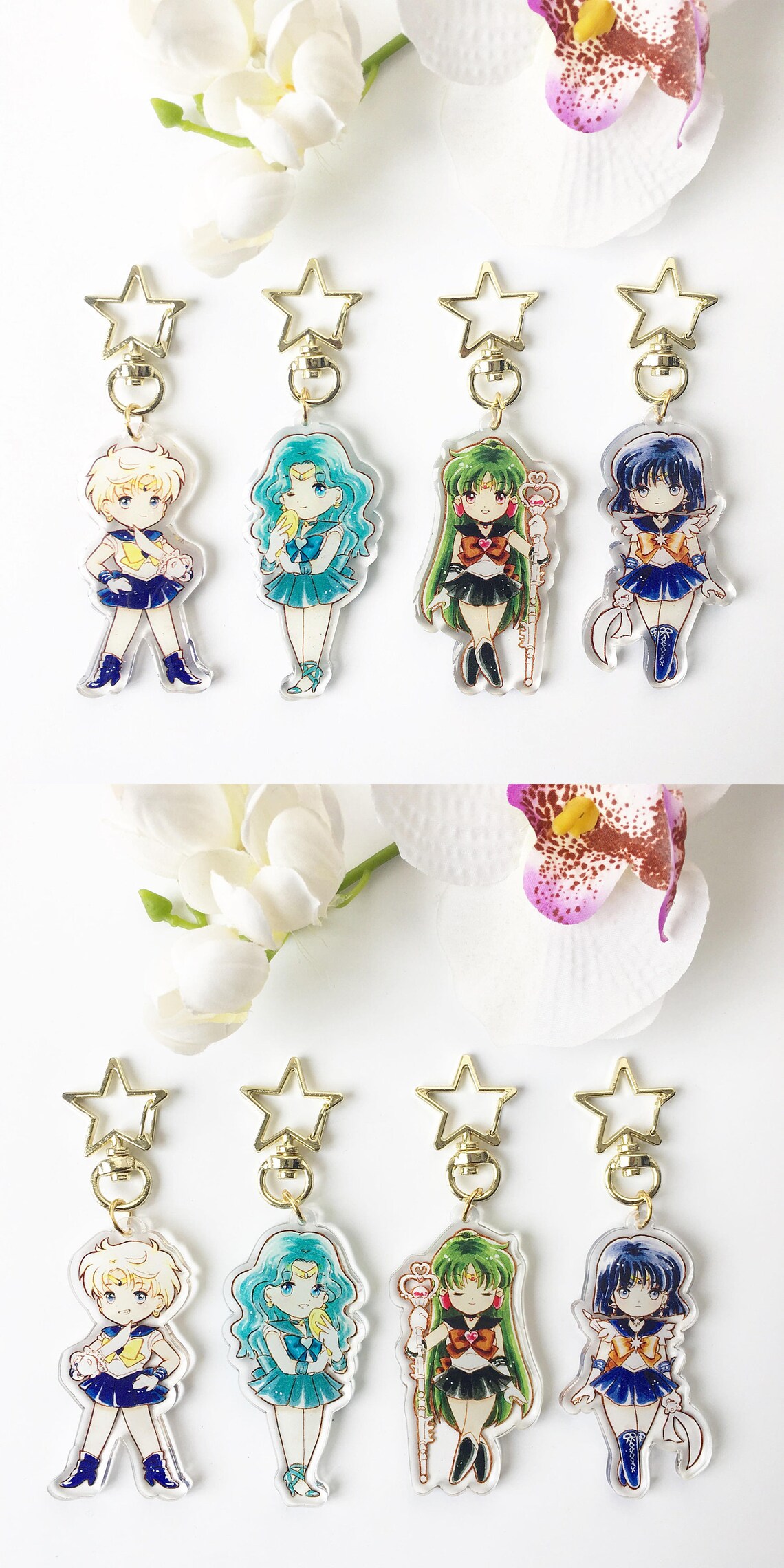 Sailor Scouts Keychain sailormoon | Etsy