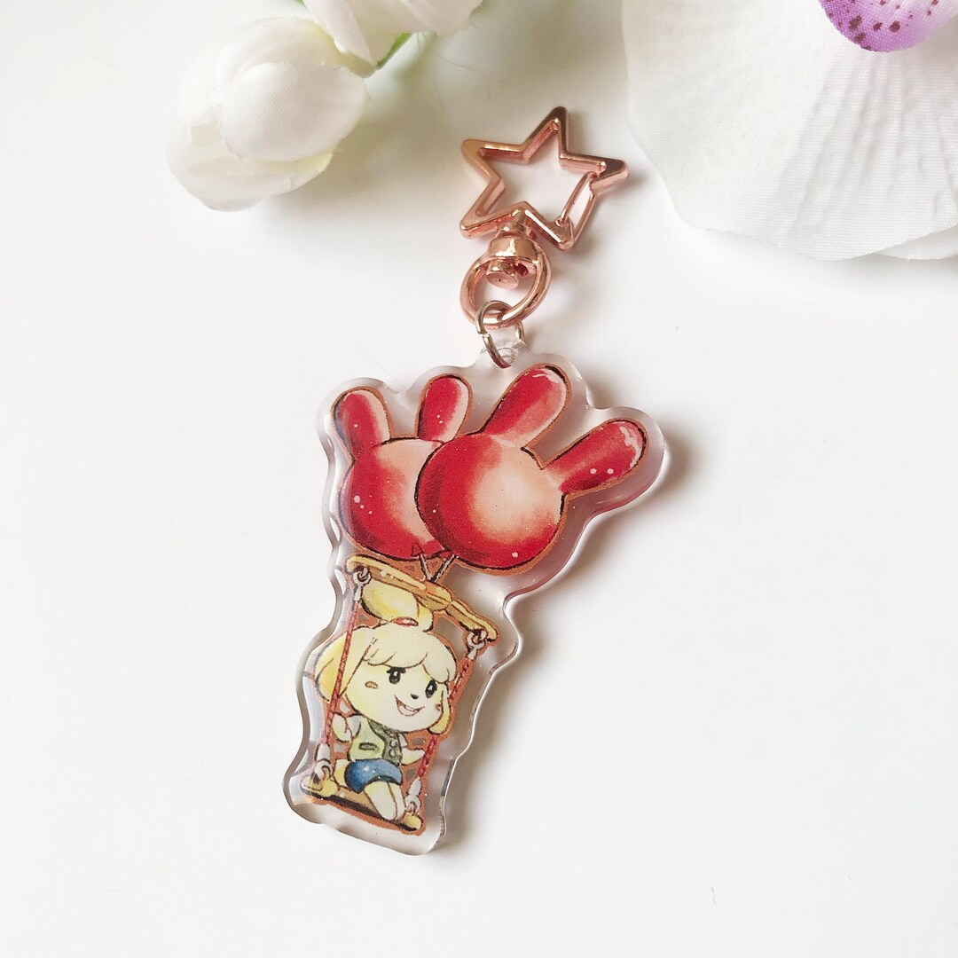 Isabelle Keychain animal Crossing/smash - Etsy