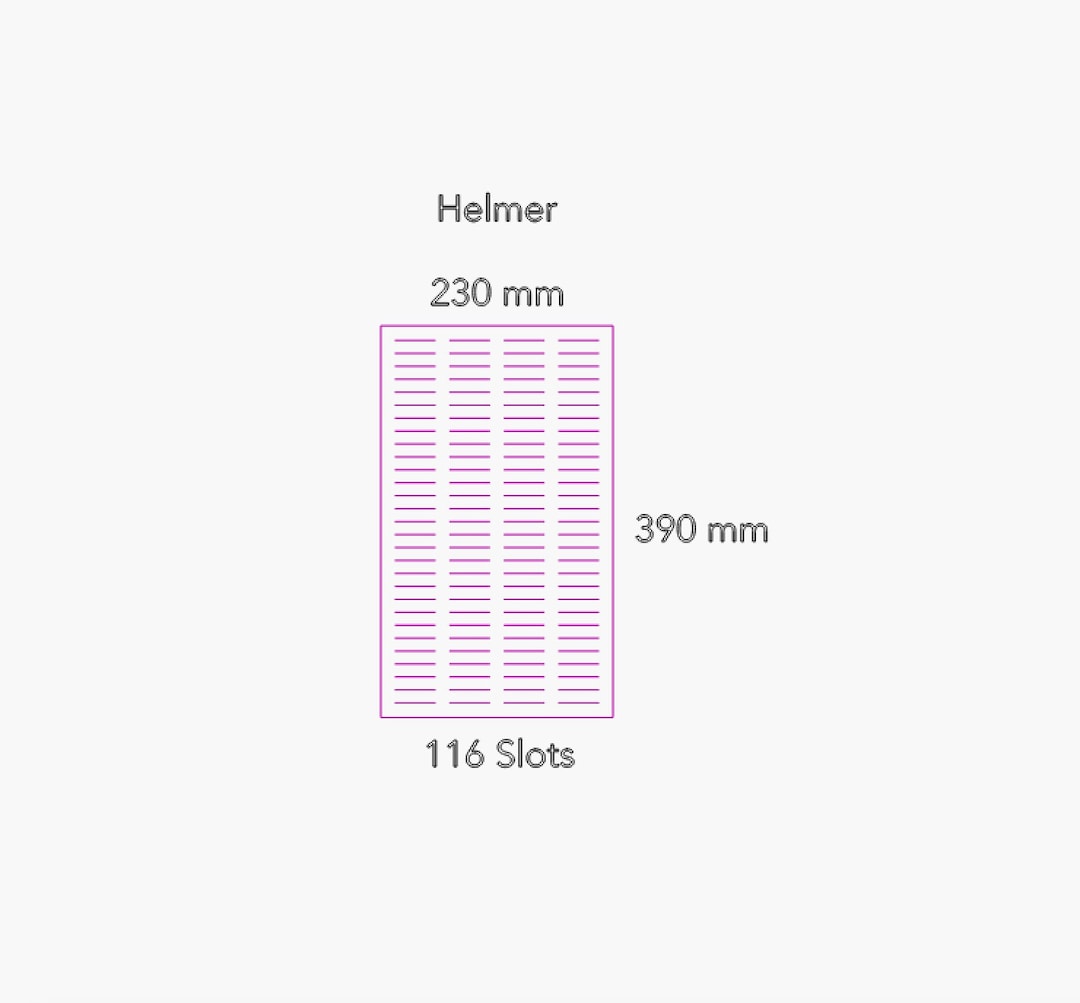 IKEA Helmer Foam Drawer Insert for Cross Stitch Bobbins - Does Not ...