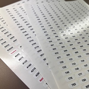 DMC Floss Labels - Solid Color, Floss Image and White. - Etsy